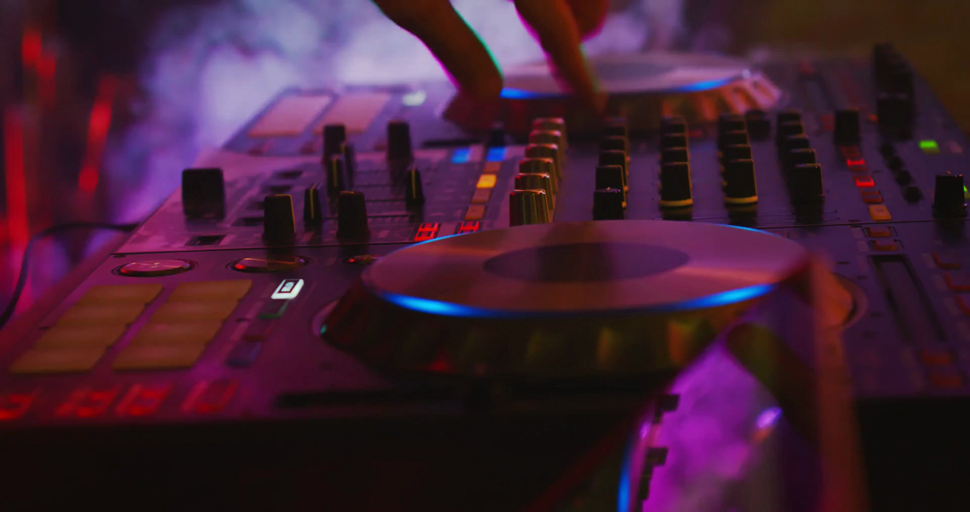 Dj Performance: Energetic Stylish Party Set Stock Footage SBV-323302074 ...