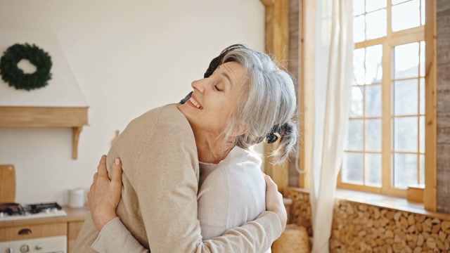 Old Woman Son Stock Footage: Royalty-Free Video Clips - Storyblocks