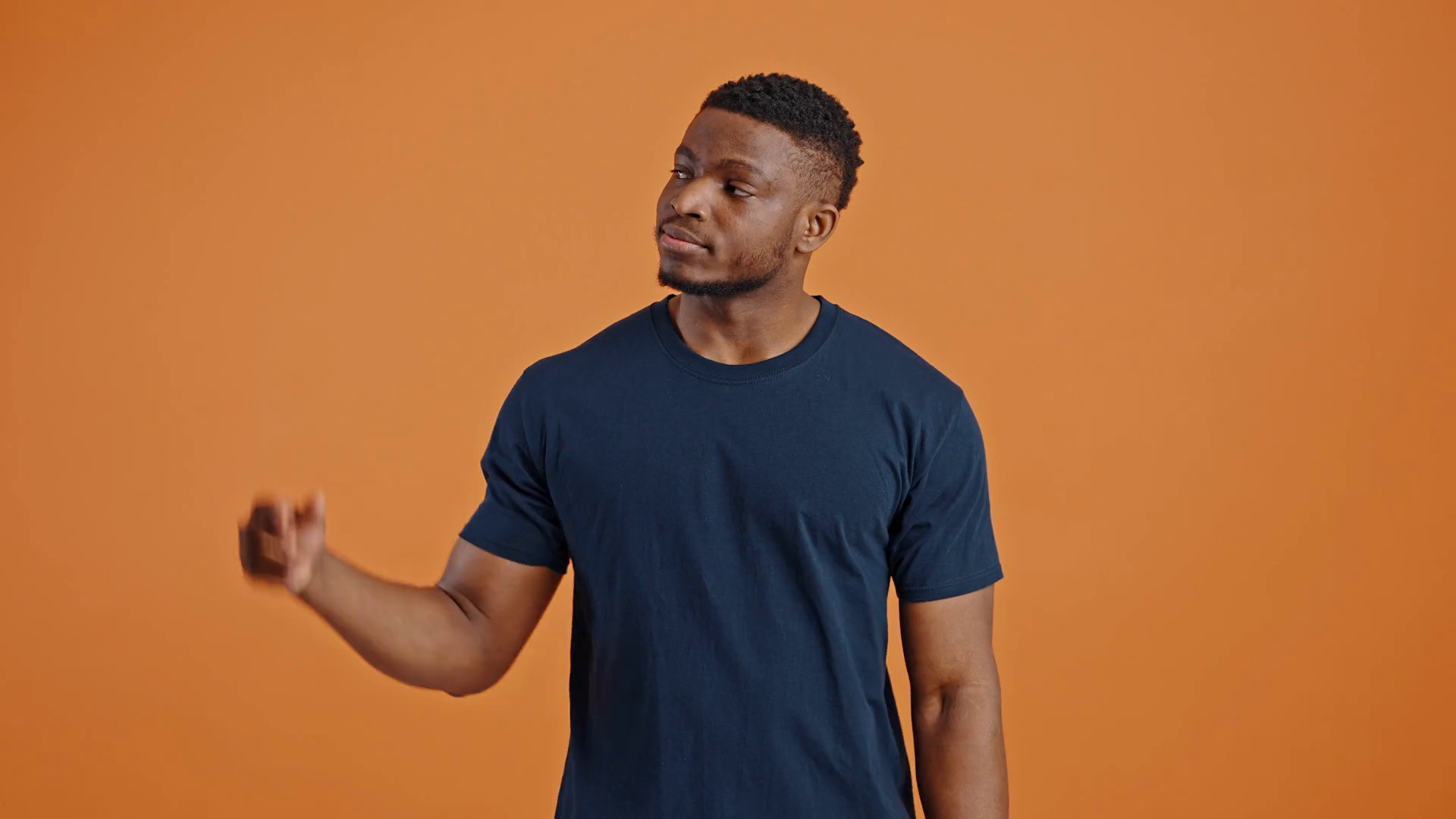 African American Young Man Showing Stock Footage SBV-347504278 ...