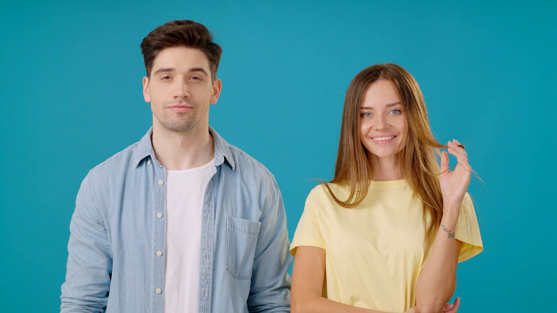 Dreamy Married Couple Makes Plans Future Stock Footage SBV-347786147 ...