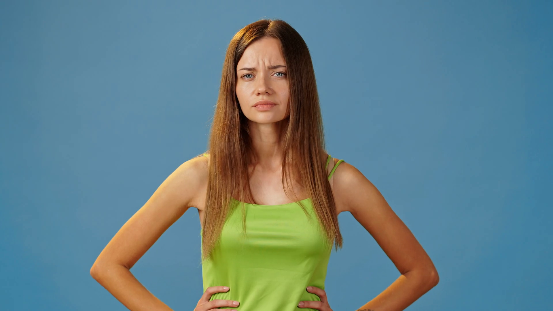 Shocked Woman Lapping Head With Palm In Stock Footage SBV-348363210 ...