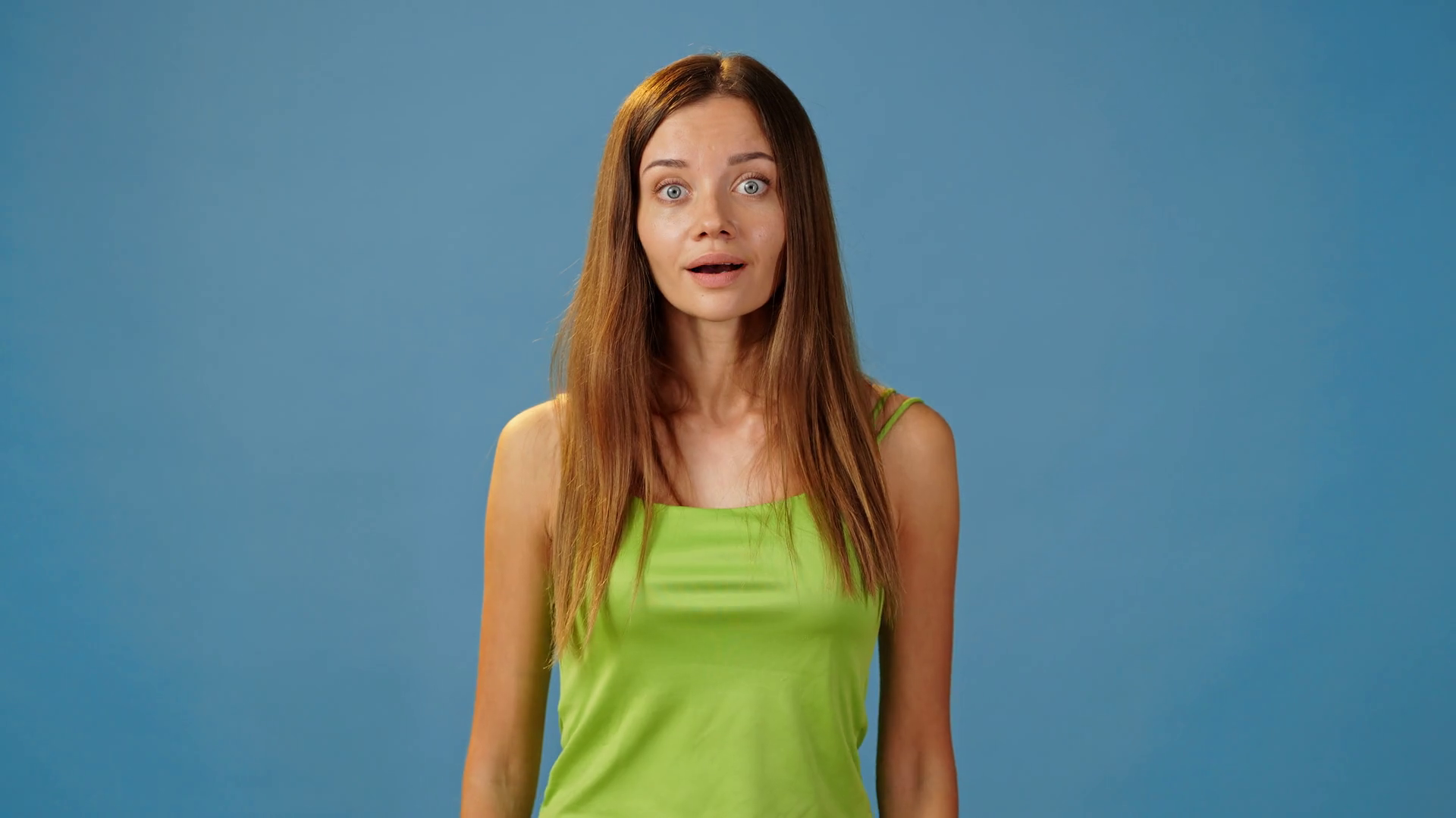 Lady Receiving Surprising News Making Prayer Stock Footage SBV ...