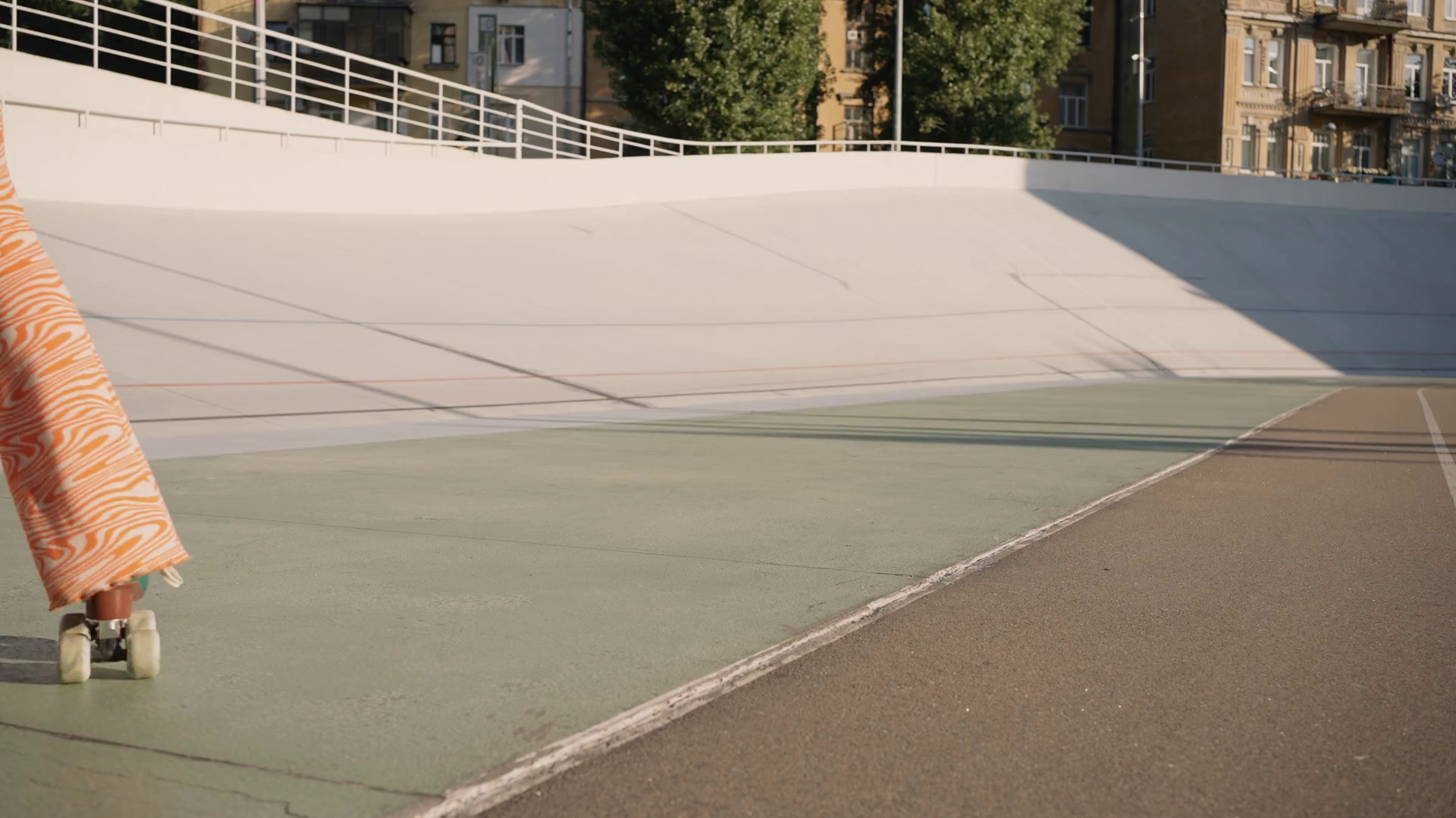 Stunning Woman Professionally Skating In Stock Footage SBV-348621658 ...