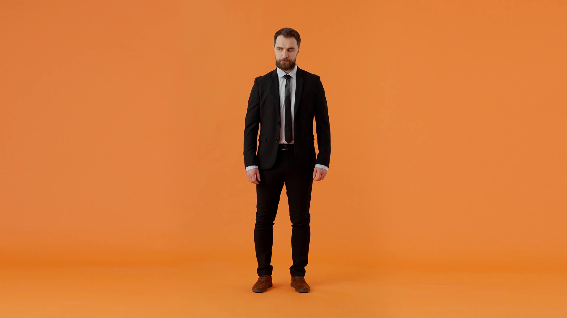 Aggressive Angry Businessman Shakes Head Stock Footage SBV-348745825 ...