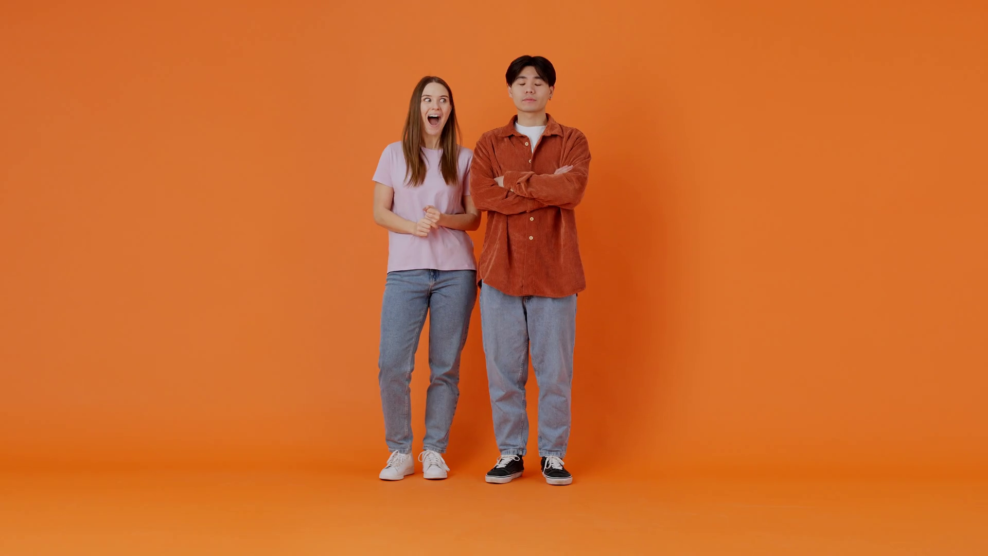 Excited White Female Sharing Gossip In Ear Stock Footage SBV-348833373 ...