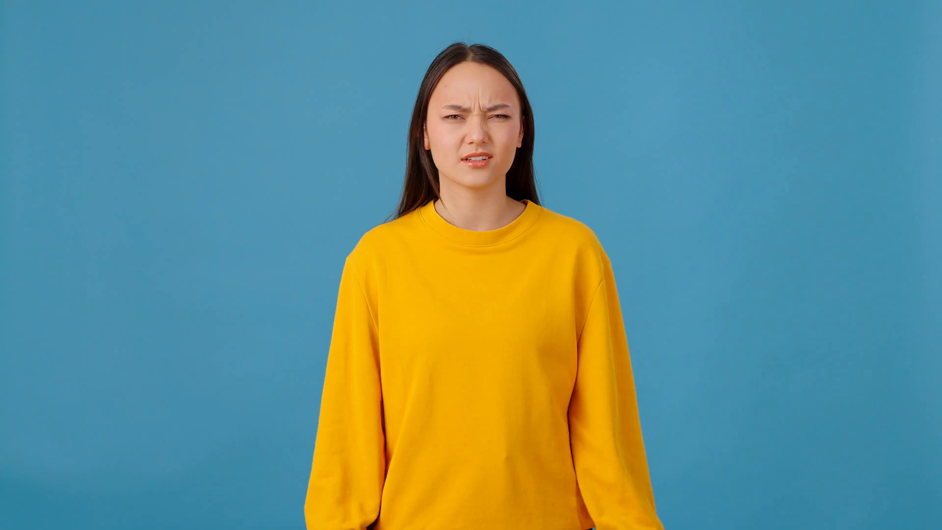 Confused Female Looking Puzzled Standing In Stock Footage SBV-348766698 ...