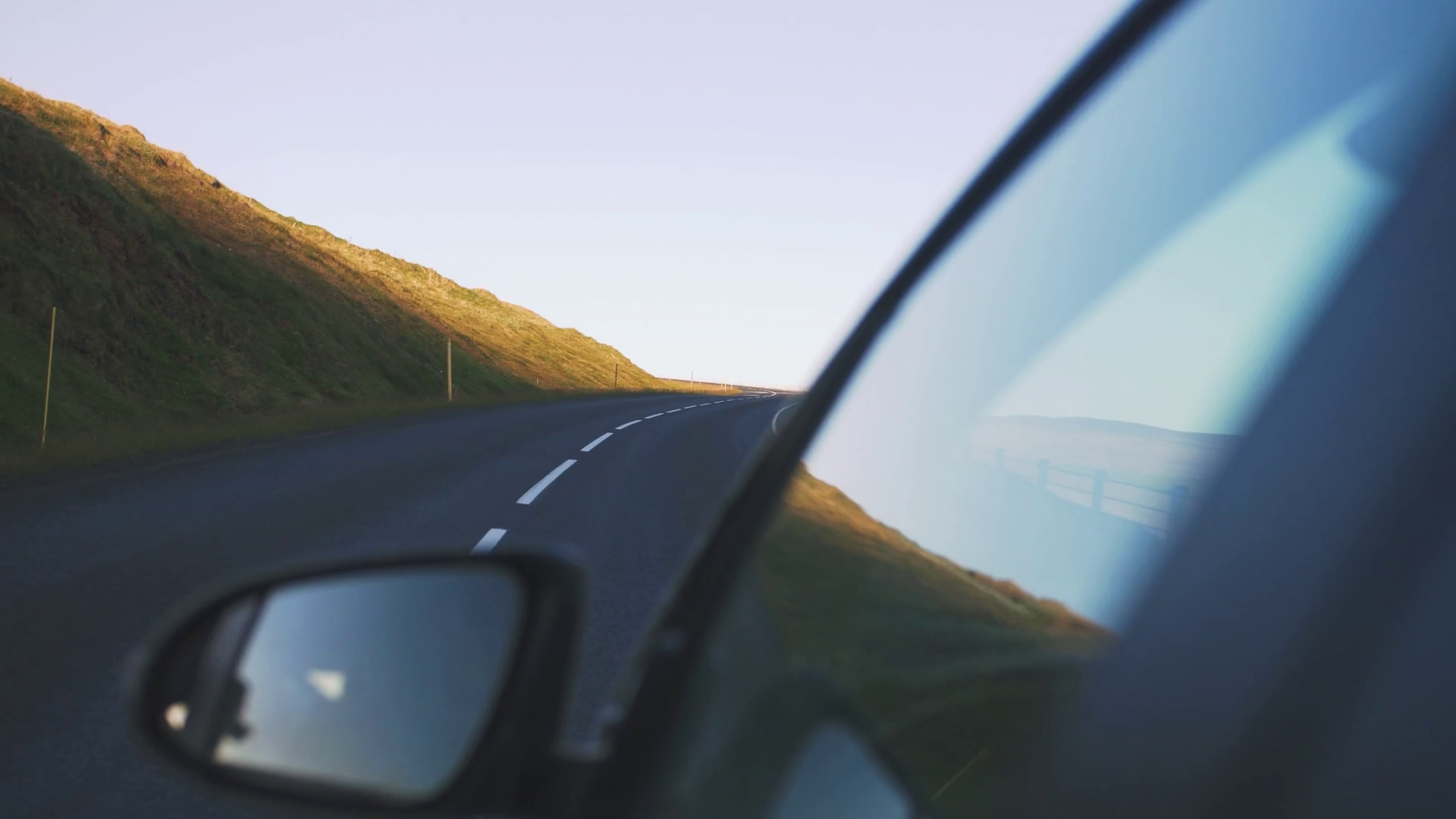 Drivers Perspective Of Mountain Road In Stock Footage SBV-338298935 ...