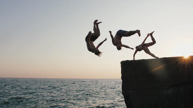 Slow Motion Jump Stock Footage: Royalty-Free Video Clips - Storyblocks