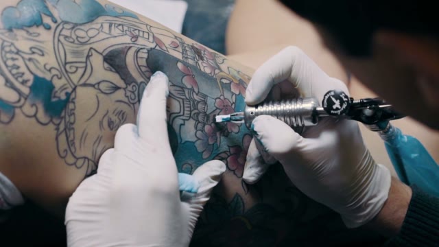 Tattoo Application Stock Footage: Royalty-Free Video Clips - Storyblocks