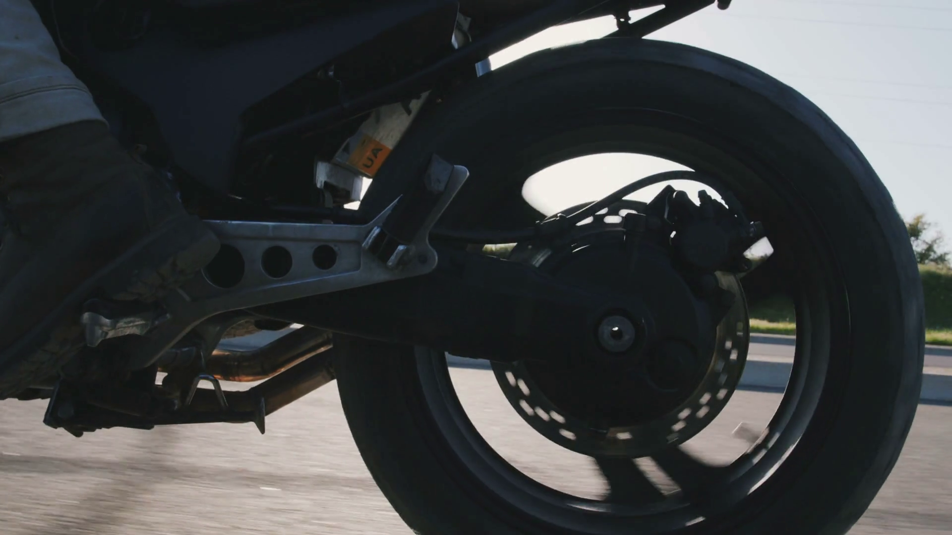 Caucasian Biker Riding Motorcycle In City Stock Footage SBV-338302616 ...