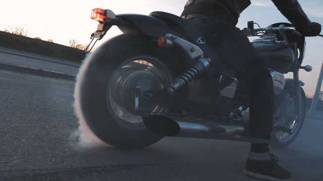 Kick Starting Motorcycle Stock Footage: Royalty-Free Video Clips ...