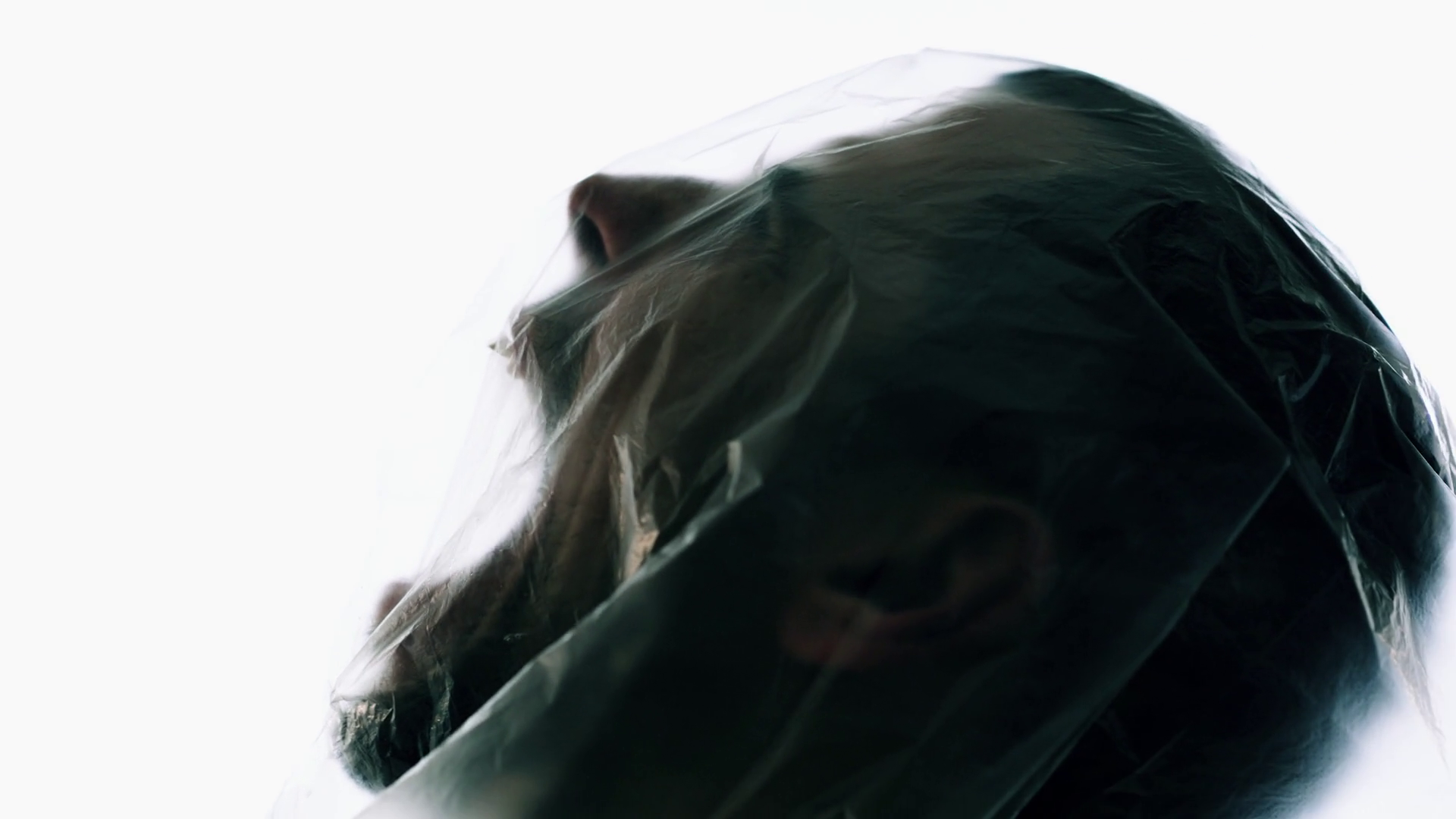 Plastic-bagged Zombie Screaming In Surreal Stock Footage SBV-351868673 ...