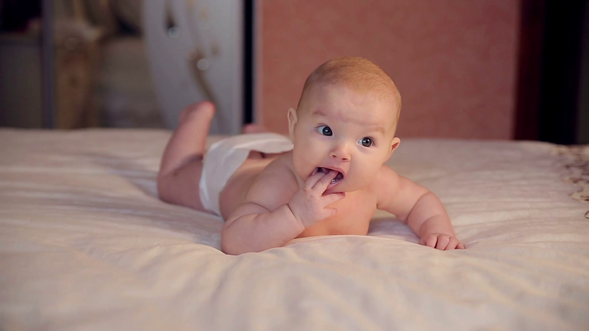 Cute Baby on a Bad Stock Video Footage 00:18 SBV-307083337 - Storyblocks