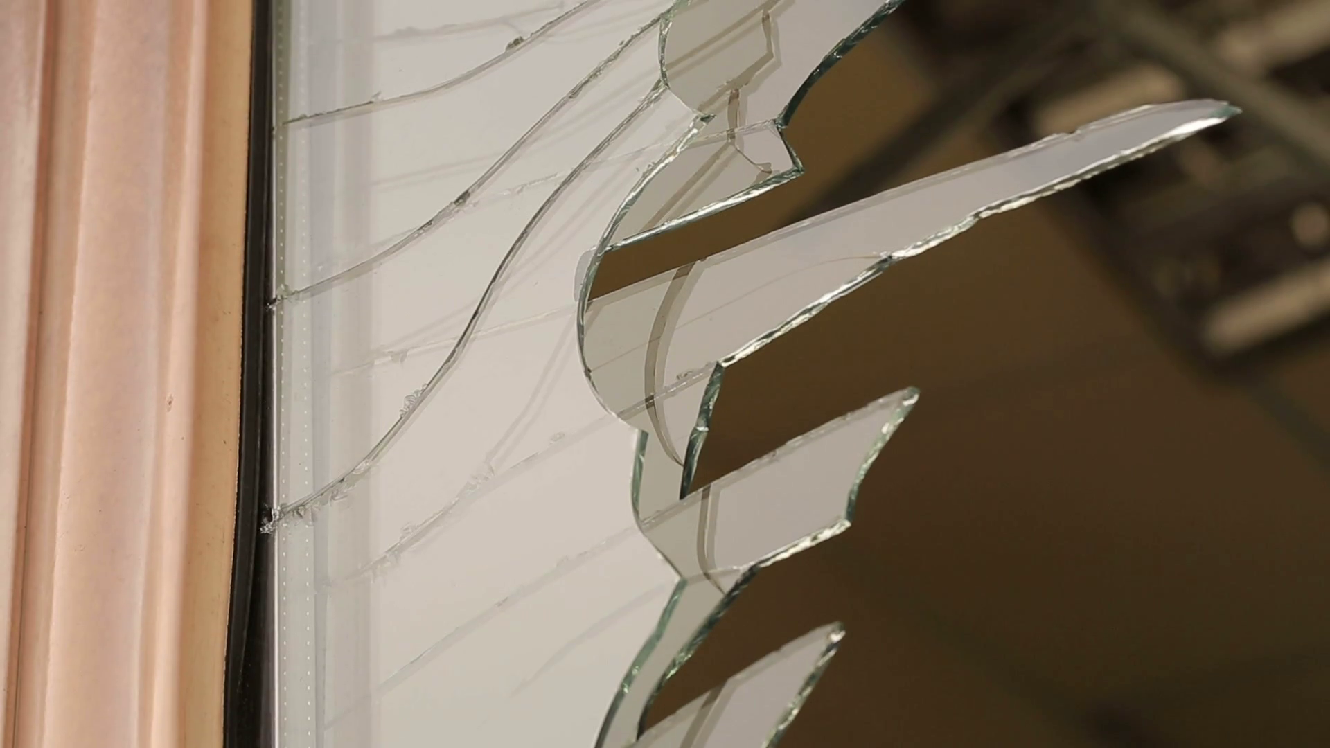 Shards Of Broken Window Stock Footage SBV-306678588 - Storyblocks