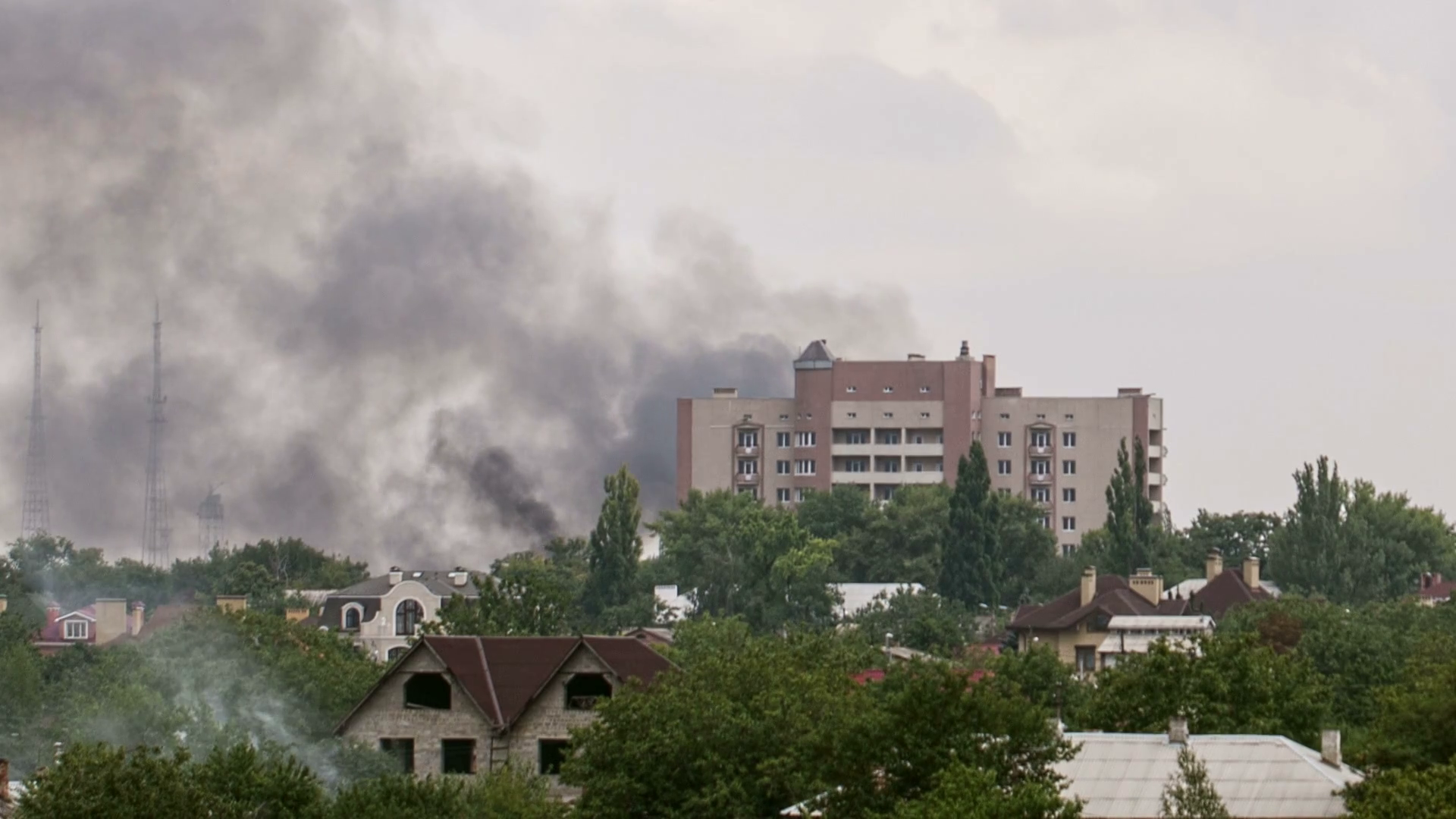 The Bombing Of City Stock Footage SBV-306678774 - Storyblocks