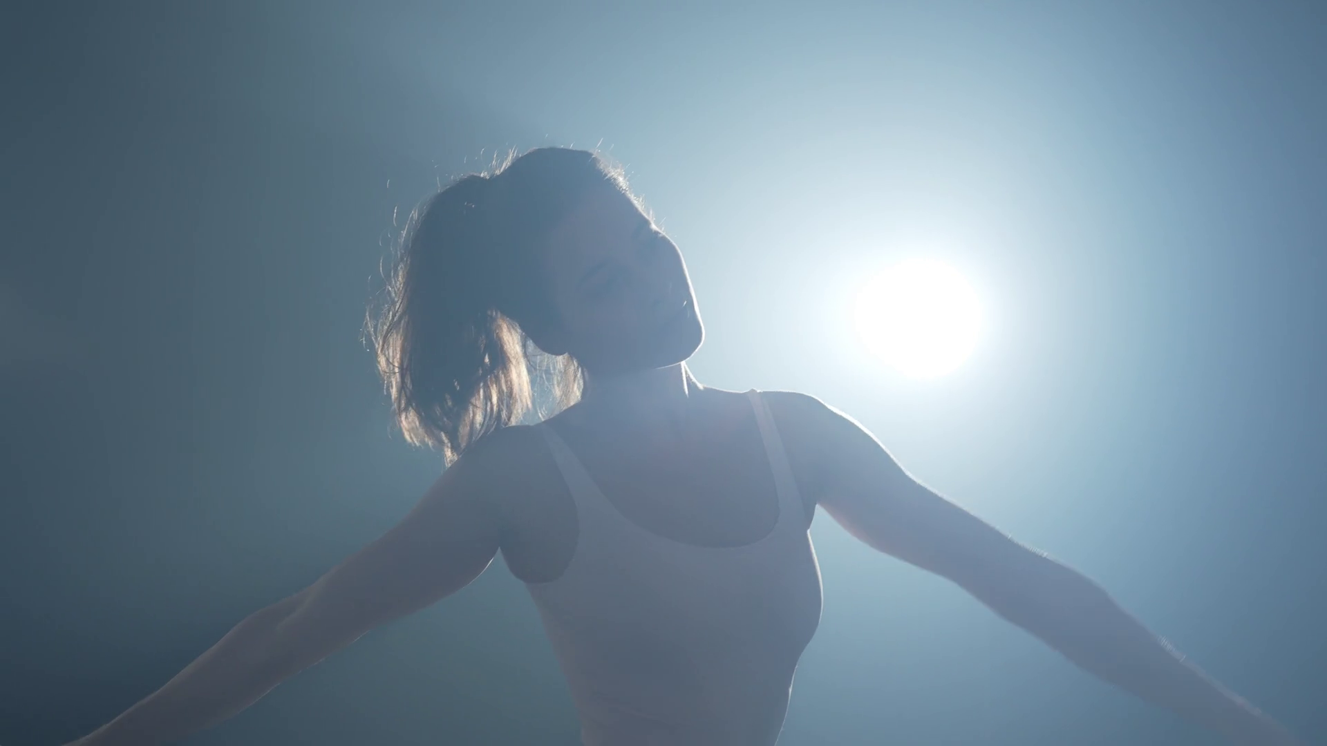 Ballet Dancer Performs Dance Elements Of Stock Footage SBV-348754624 ...