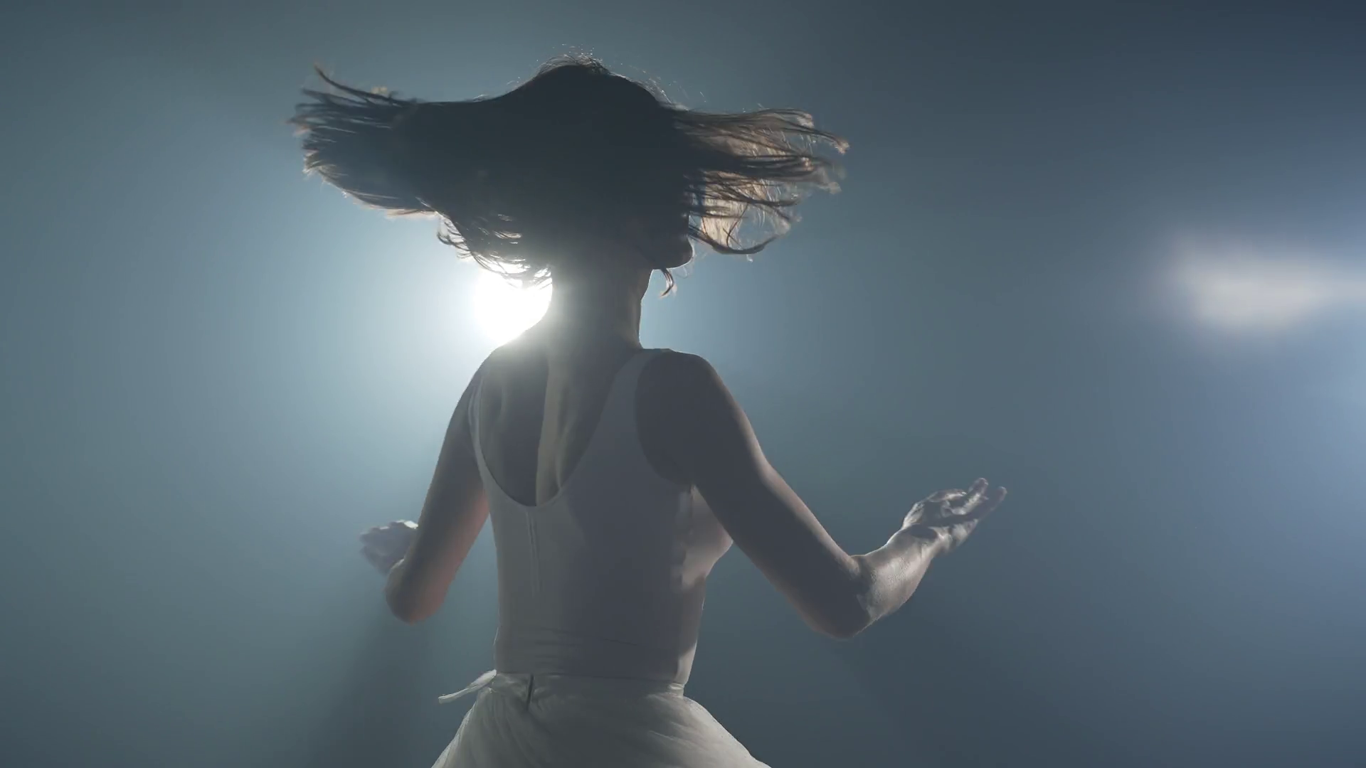 Ballerina Spinning Around On Stage Stock Footage SBV-348763139 ...