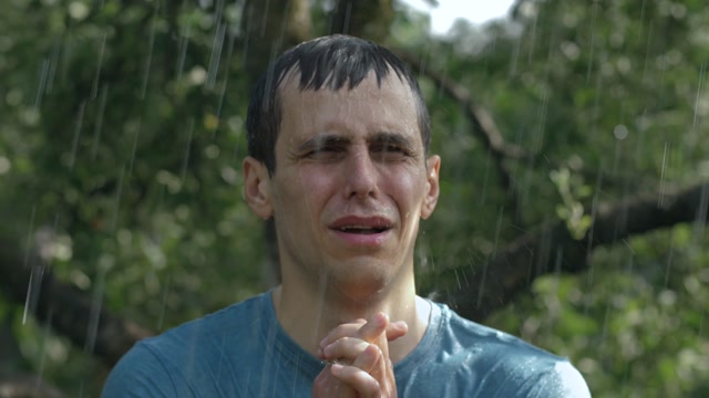 Shirtless In The Rain Stock Footage: Royalty-Free Video Clips - Storyblocks