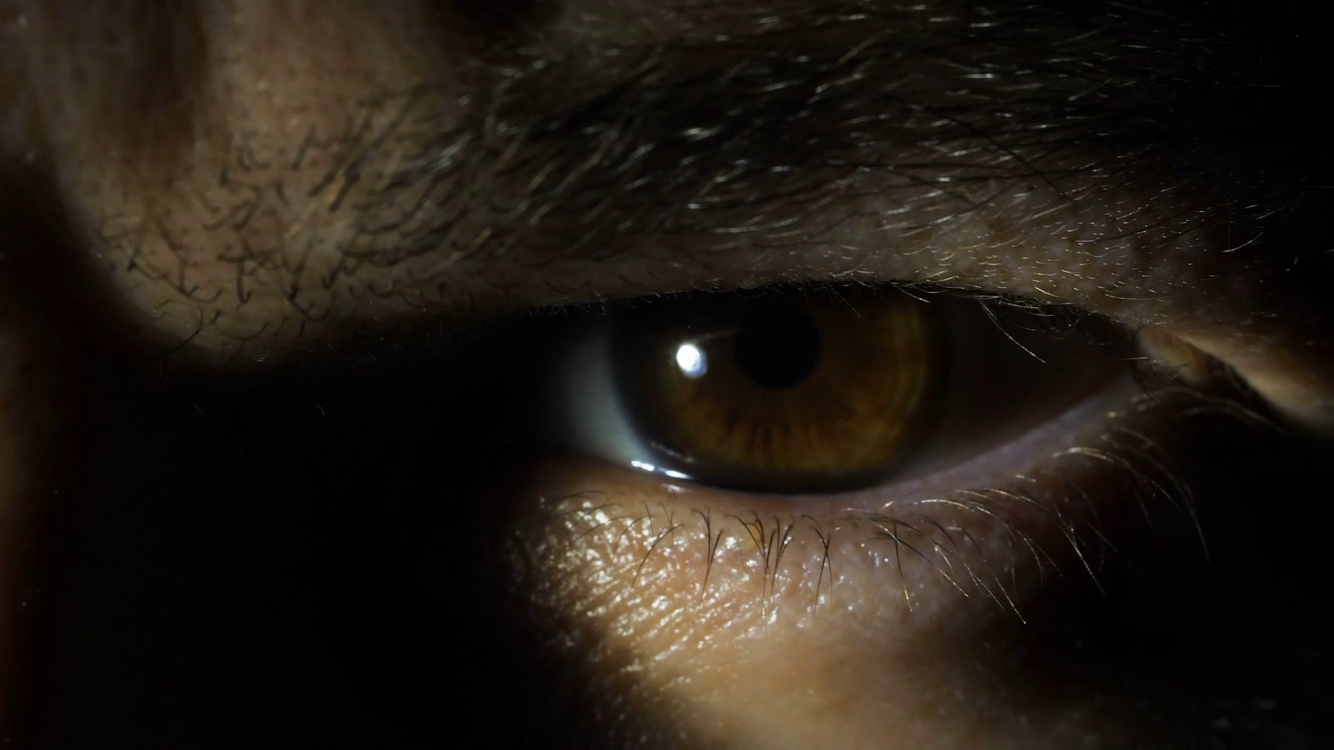 Low-key Portrait - Sad Angry Looking Man Stock Footage SBV-337770690 ...