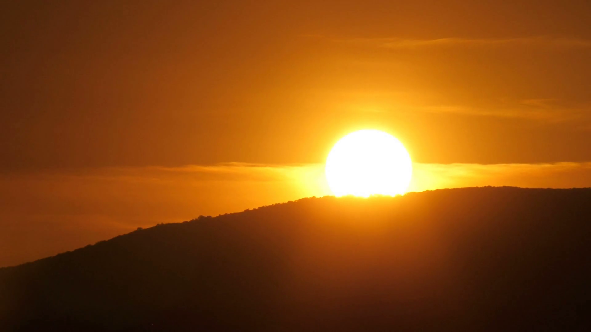 Sunset Sunrise Behind Mountain Stock Footage SBV-317859359 - Storyblocks