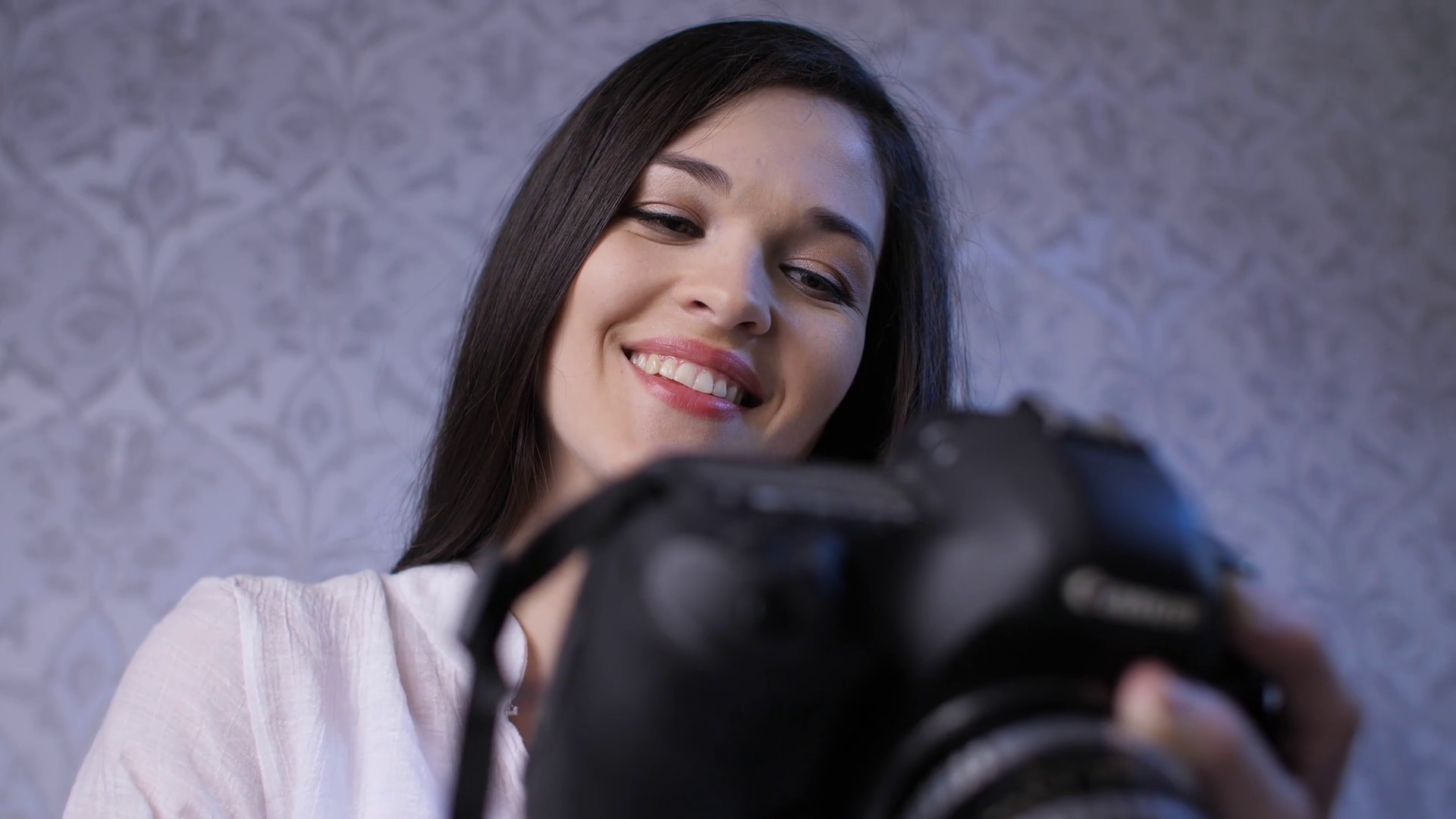 Woman viewing photo on camera Stock Video Footage 00:09 SBV-334088898 ...
