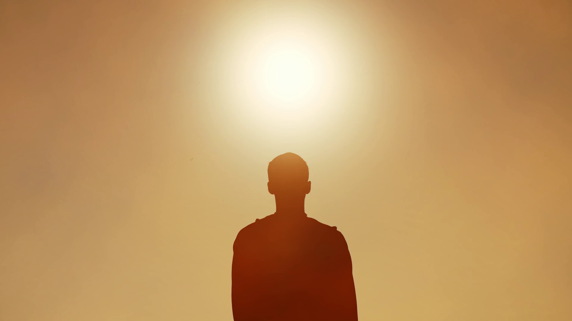 Yoga Concept Yogi Under Bright Sun Stock Footage SBV-338714383 ...