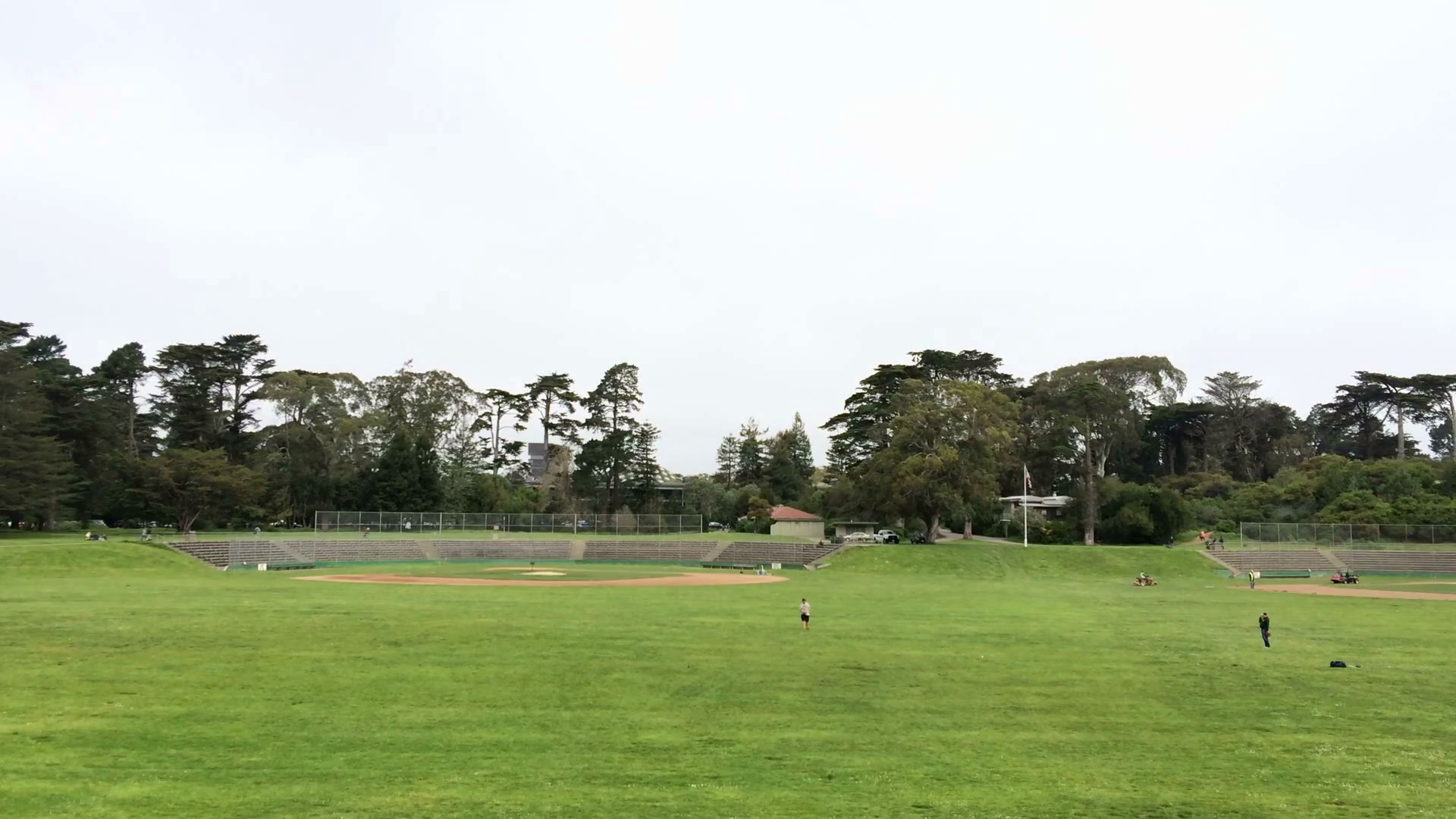 Baseball fields at outdoor park Stock Video Footage 00:23 SBV-301142794 ...