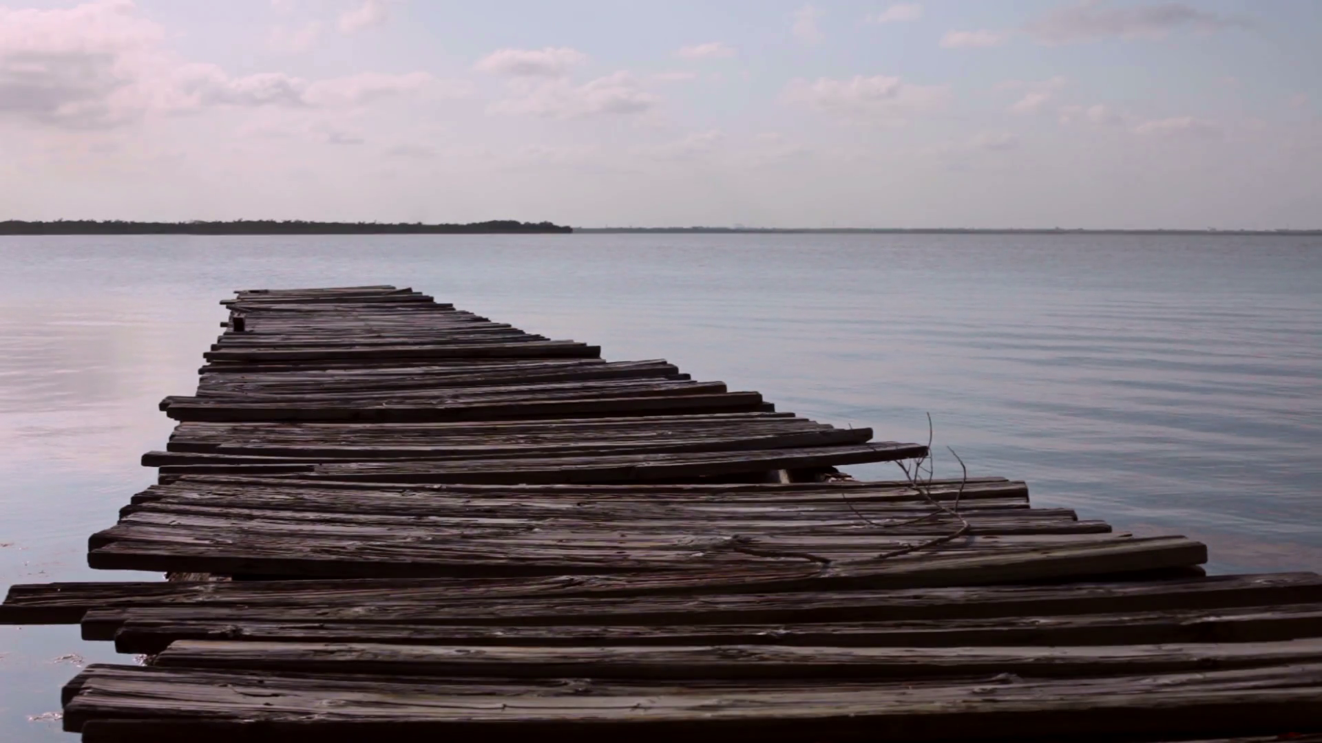 Broken and old boat dock in water Stock Video Footage 00:18 SBV ...