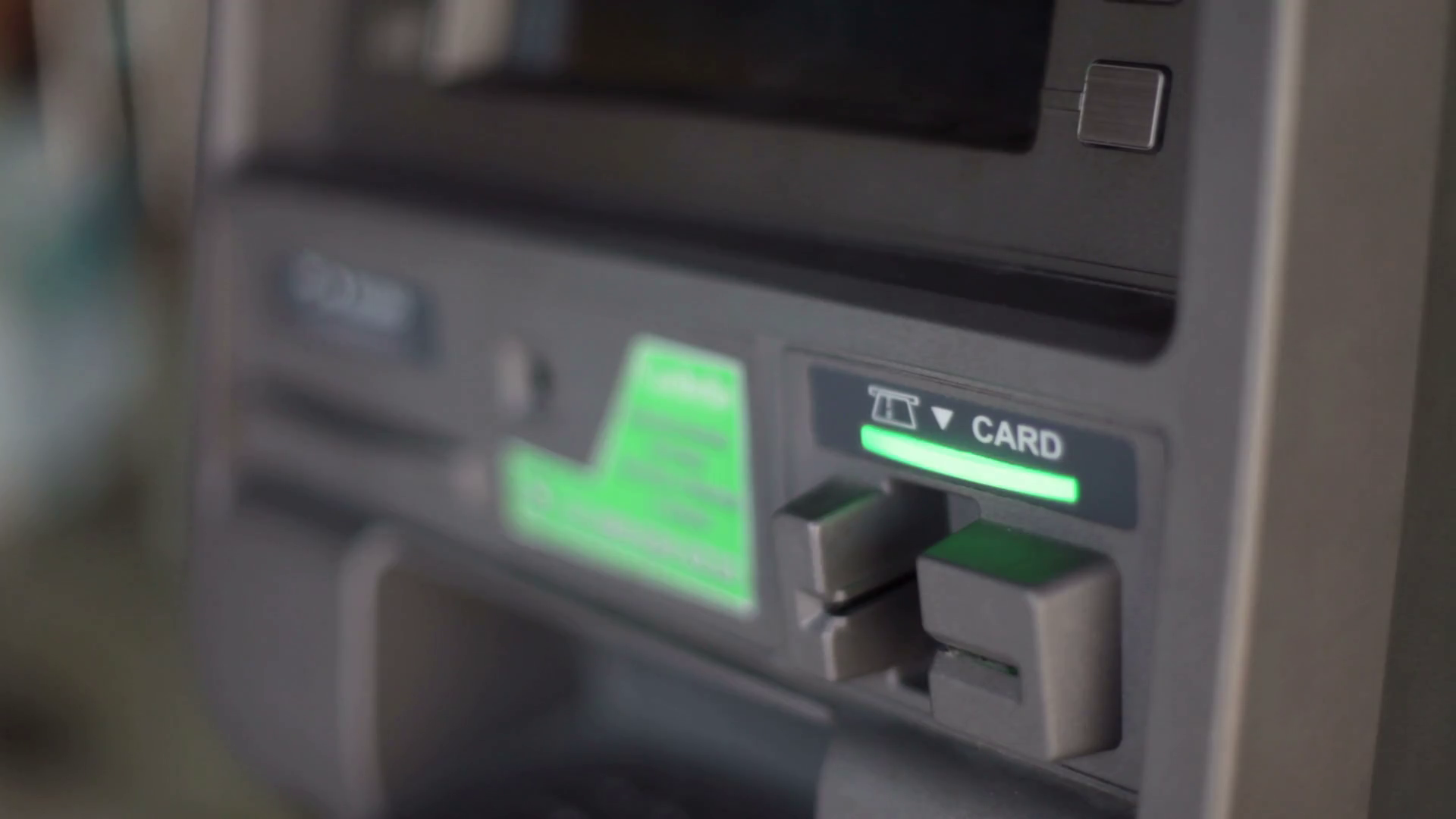 Card Light Flashing On Atm Machine Stock Footage SBV-301142637 ...