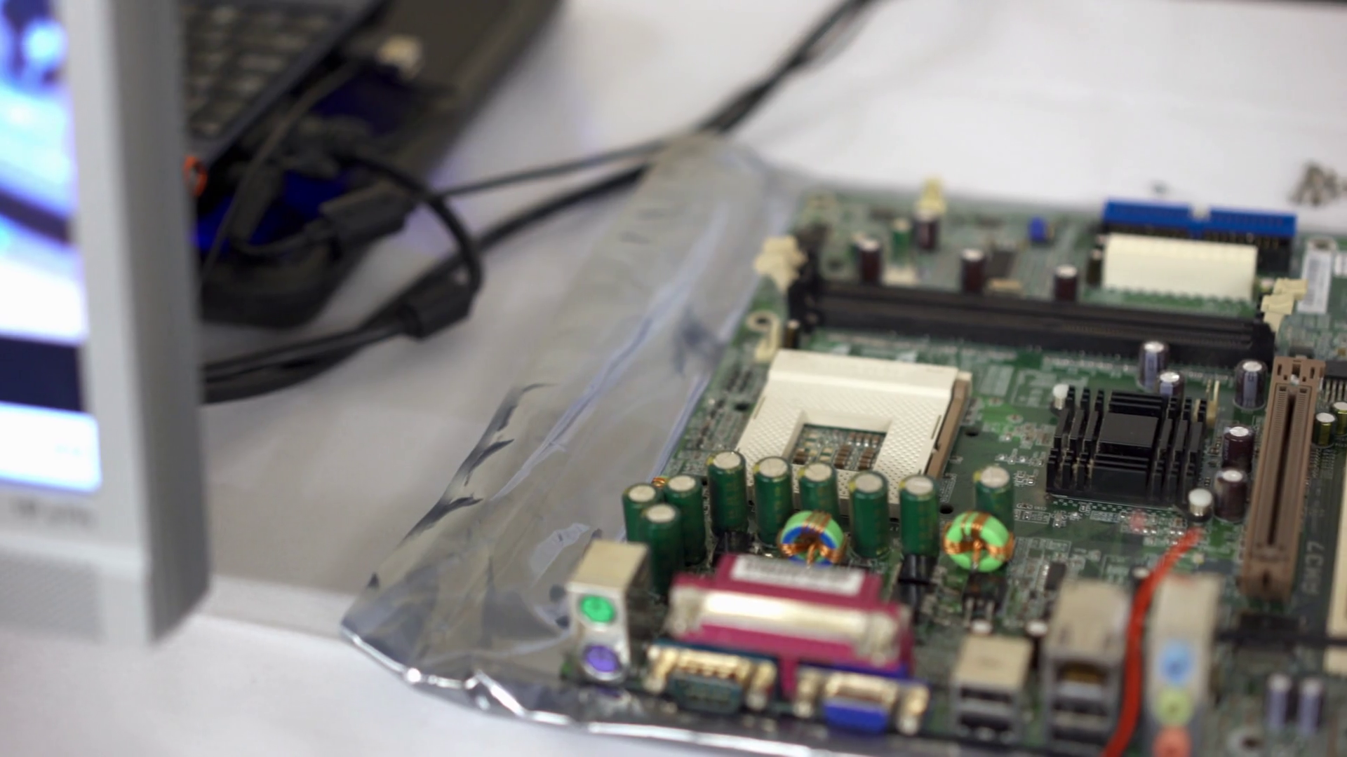 Computer Motherboard On Display 4k Stock Footage SBV-307624962 ...