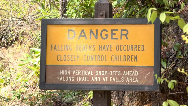 Hiking Trails Sign Stock Footage: Royalty-Free Video Clips - Storyblocks