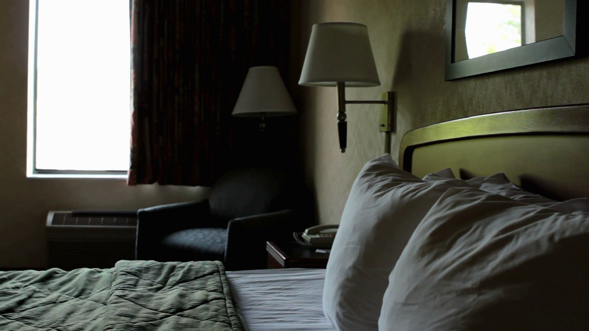 Empty Hotel Room Pan Shot Stock Footage SBV-301110224 - Storyblocks