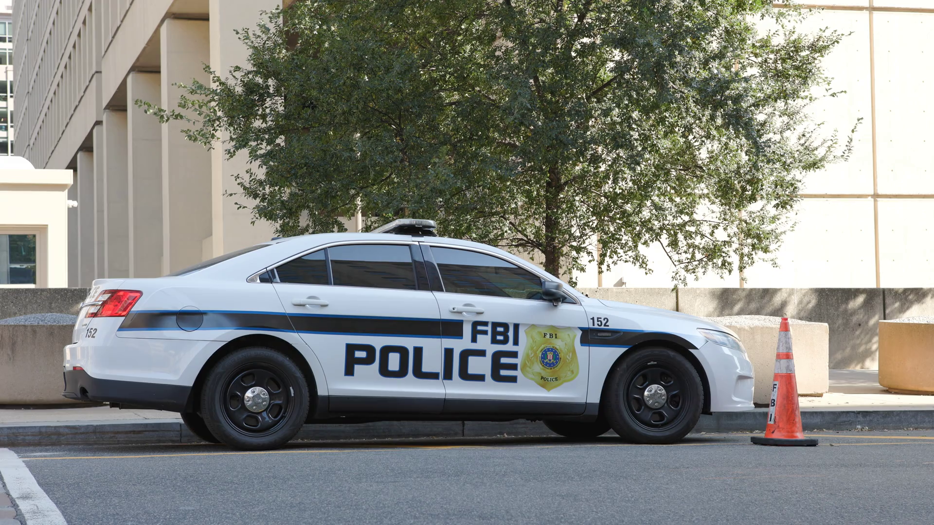 Fbi Police Vehicle Parked Outside Of Stock Footage SBV-352041561 ...