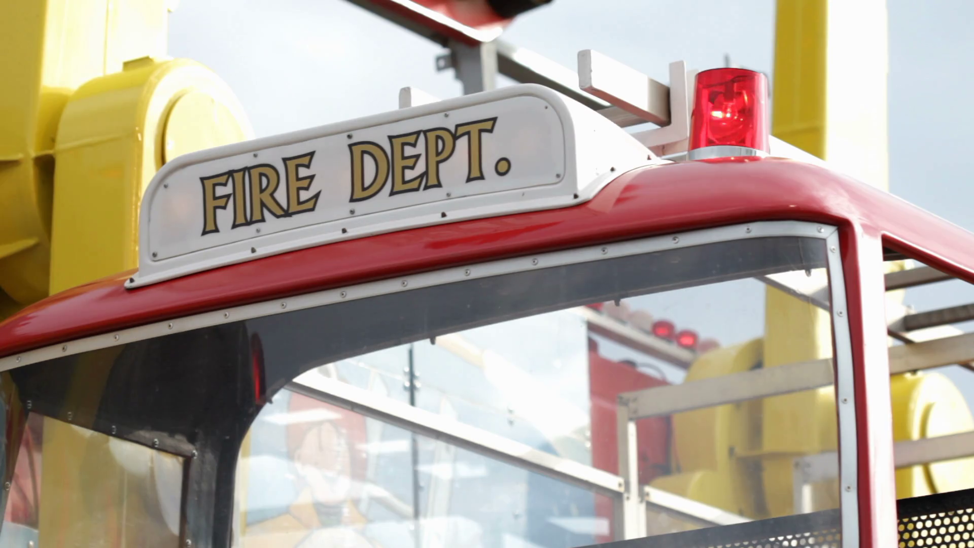 Front Of Fire Truck Ride At Carnival Stock Footage SBV-301093182 ...