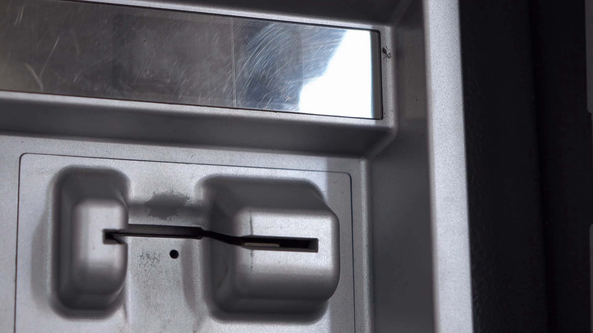 Inserting Removing Debit Card From Atm 4k Stock Footage SBV-302484417 ...