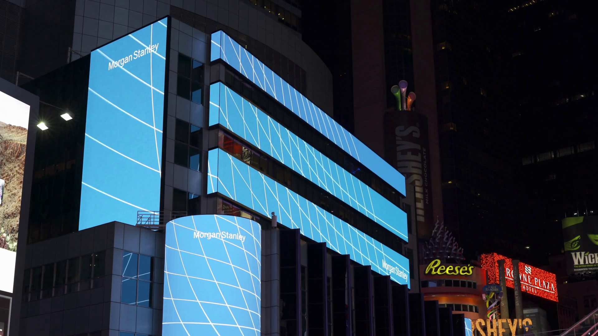 Morgan Stanley Stock Market Ticker In Stock Footage SBV-304027422 ...