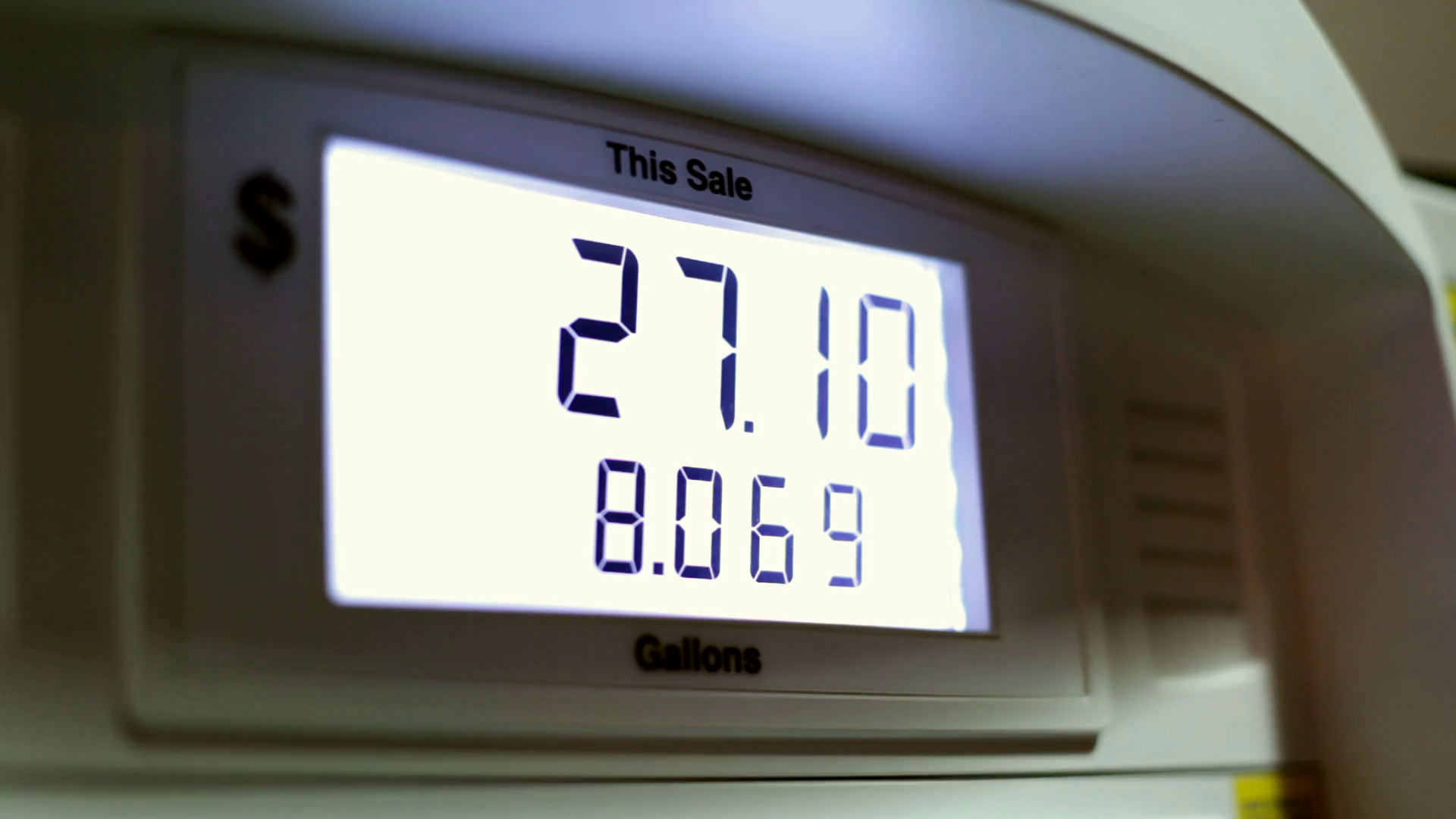 Numbers At Gas Pump Counting Up Stock Footage SBV-301093584 - Storyblocks