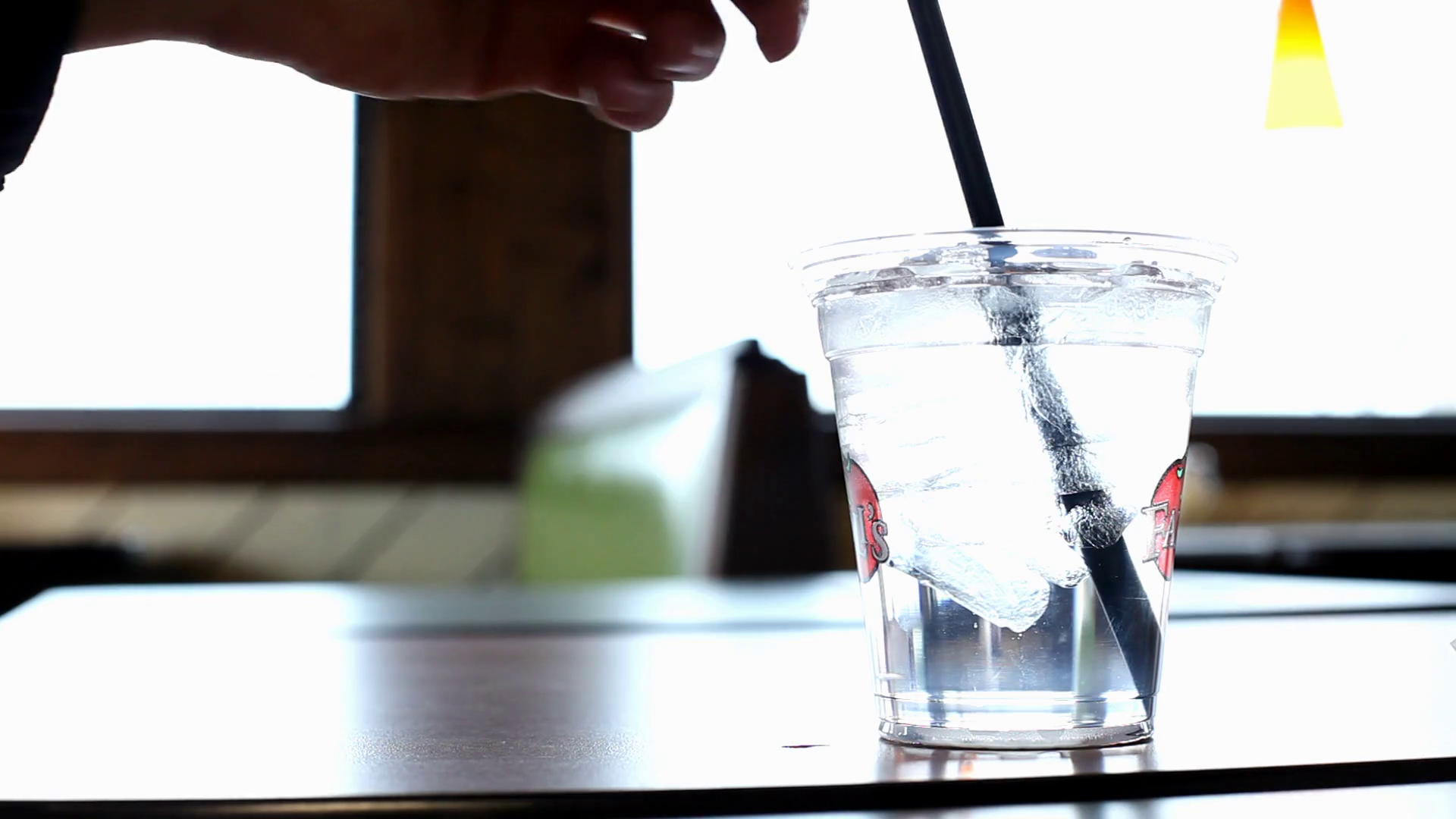 Stirring Glass Of Ice Water Stock Footage SBV-301058729 - Storyblocks