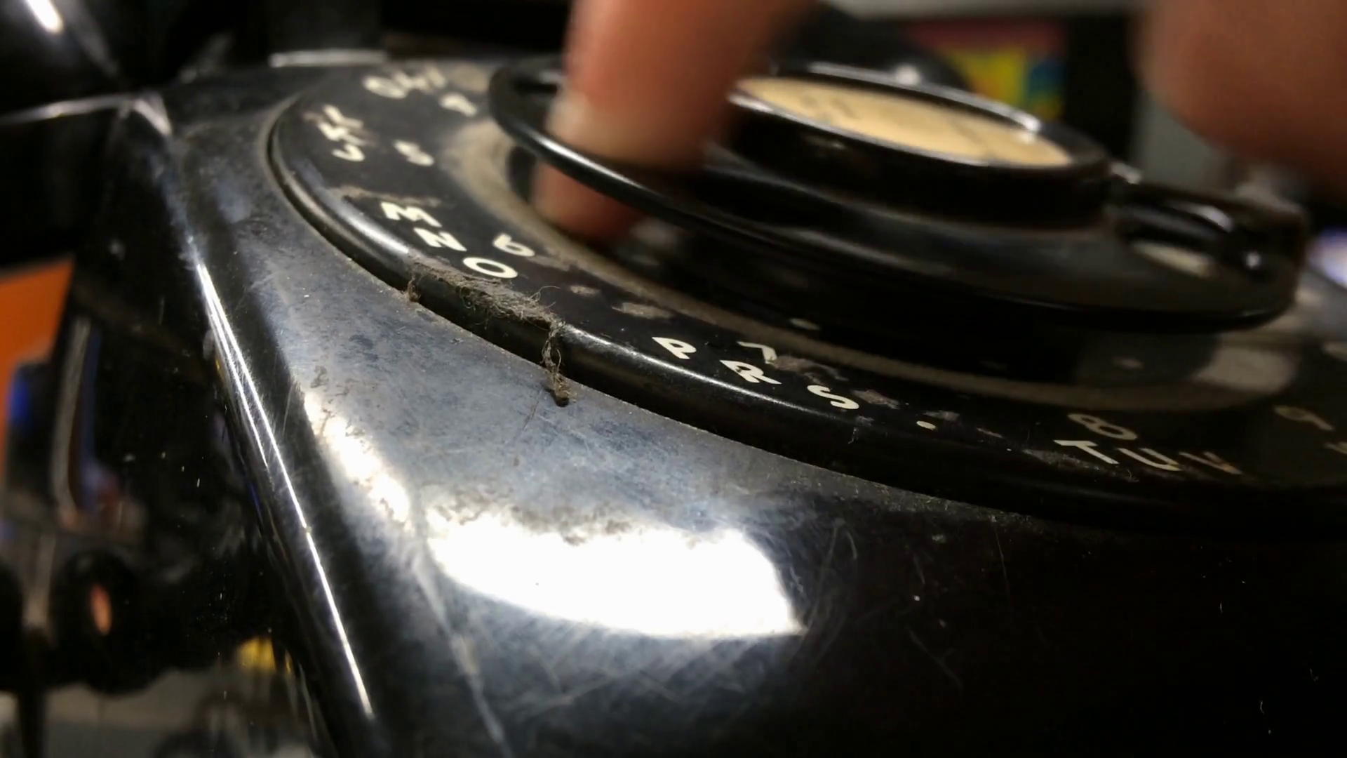 Using Old Rotary Telephone Dialing Number Stock Footage SBV-303620244 ...