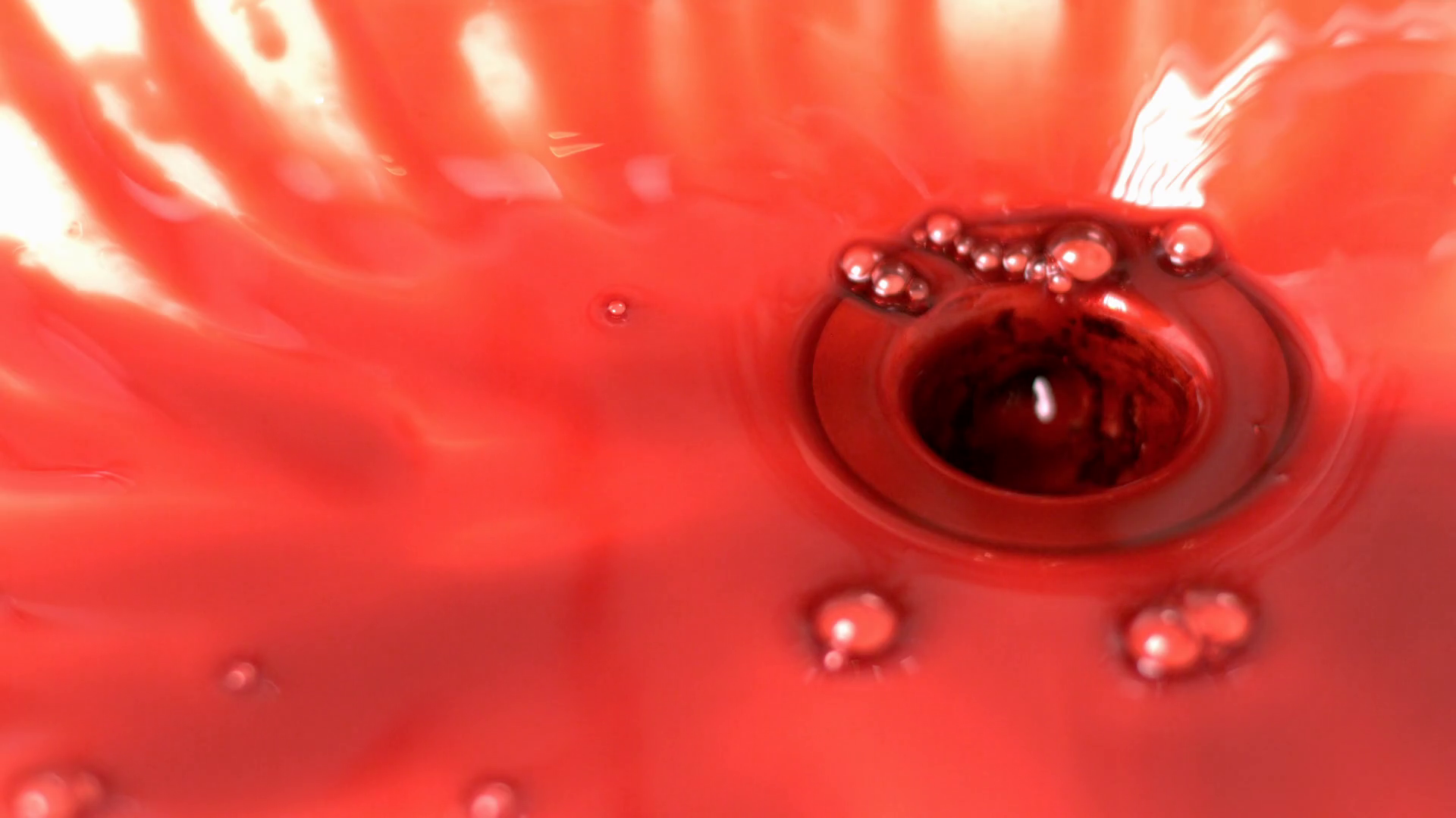 Blood Stained Sink Rinsed Out In Super Slow Stock Footage SBV-326774776 ...