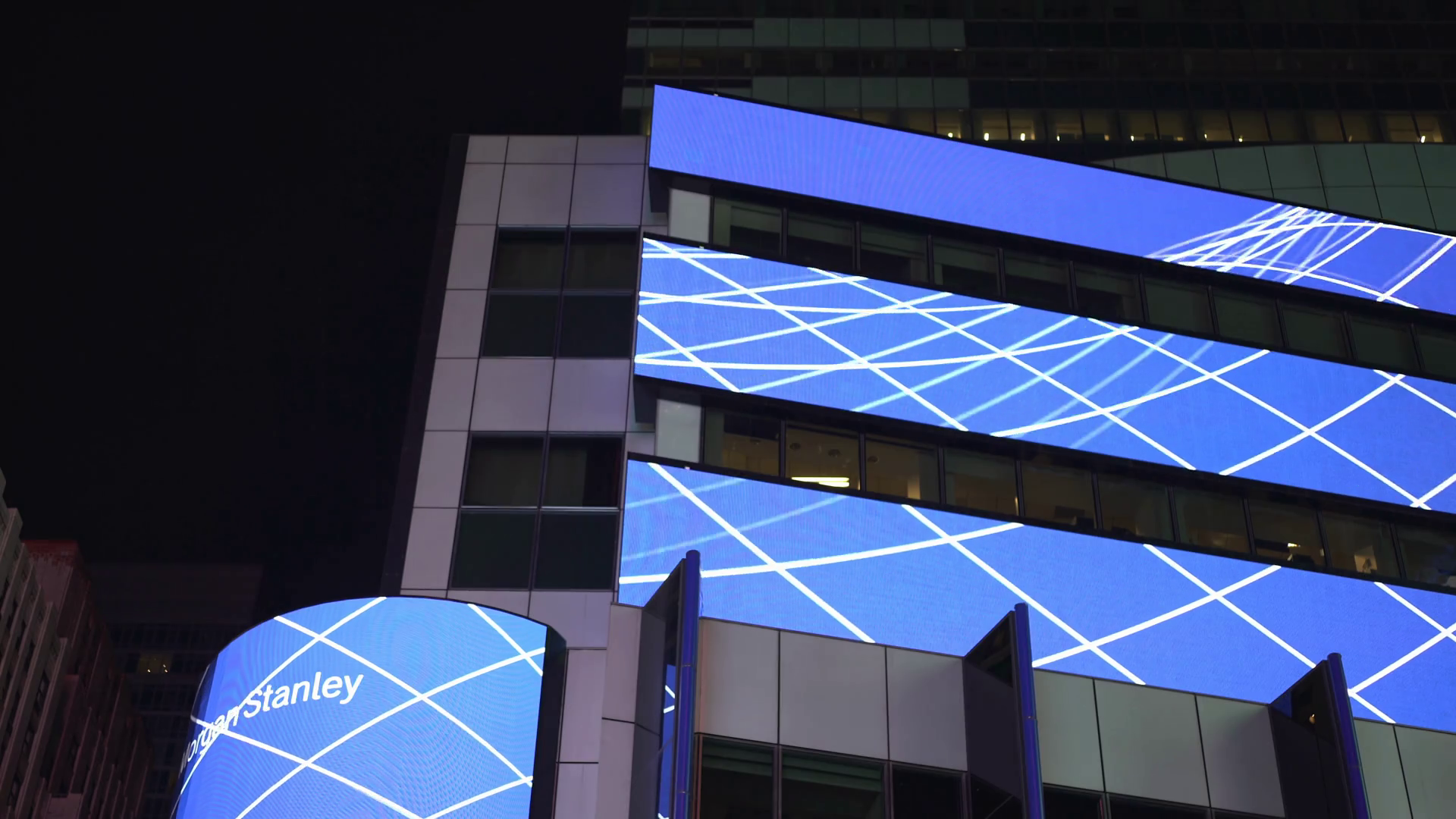 Morgan Stanley Digital Display Ticker In Stock Footage SBV-329343909 ...