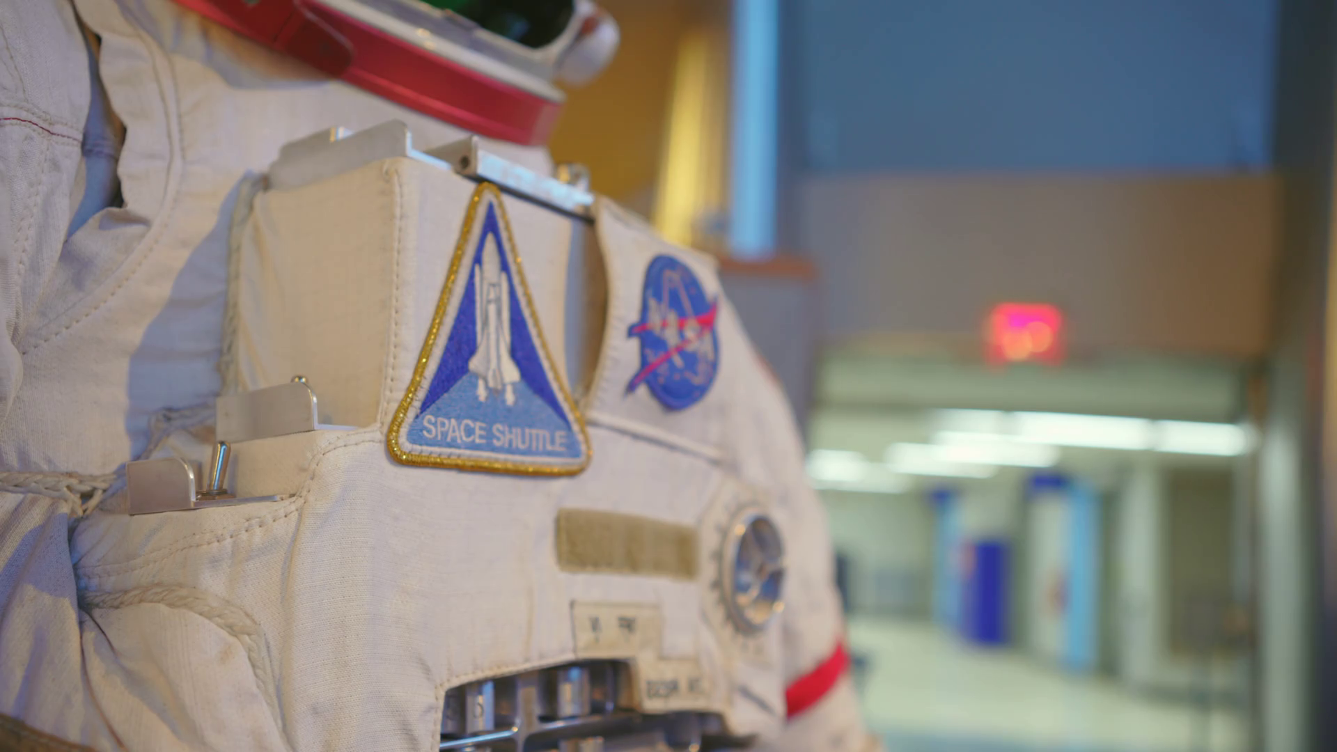 Nasa Astronaut Suit Rack Focus Of Patches 4k Stock Footage SBV ...