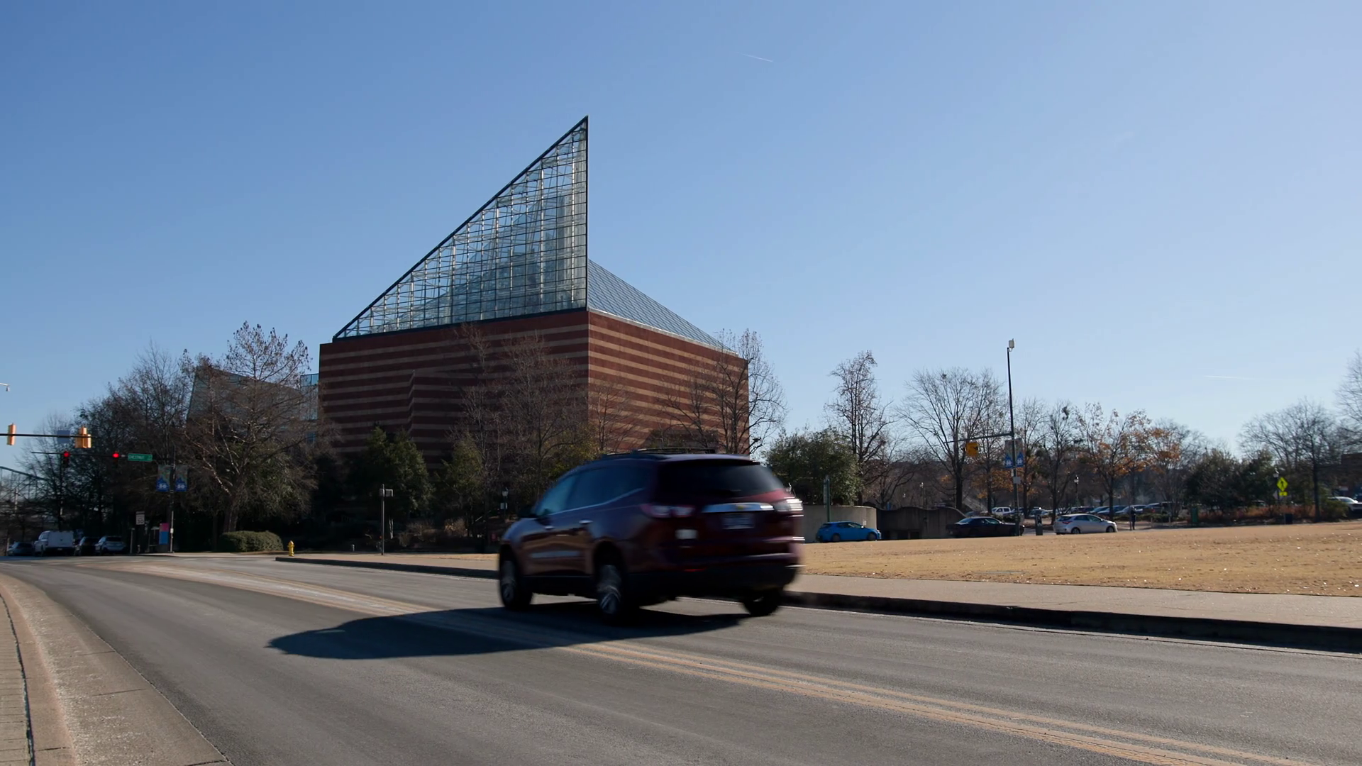Riverfront Parkway Downtown Chattanooga 4k Stock Footage SBV-348511228 ...