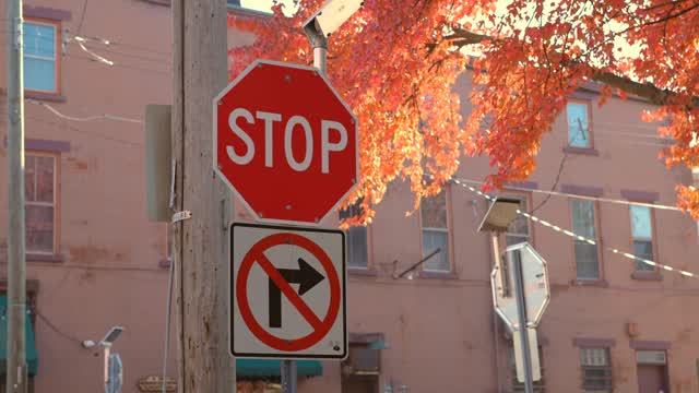 Flashing Stop Sign Stock Footage: Royalty-Free Video Clips - Storyblocks