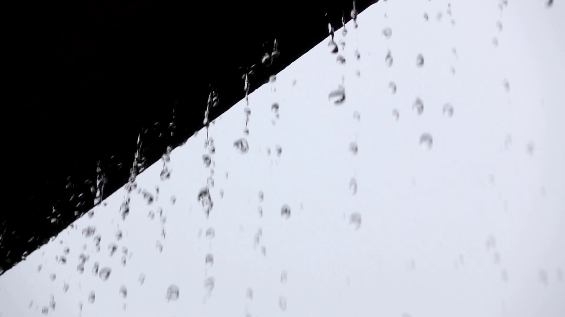 Water Dripping From Gutter Of House In Slow Stock Footage SBV-329417316 ...