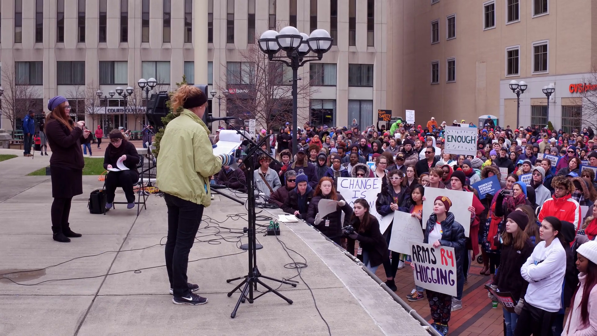Young High School Student Talking To Crowd Stock Footage SBV-322153131 ...