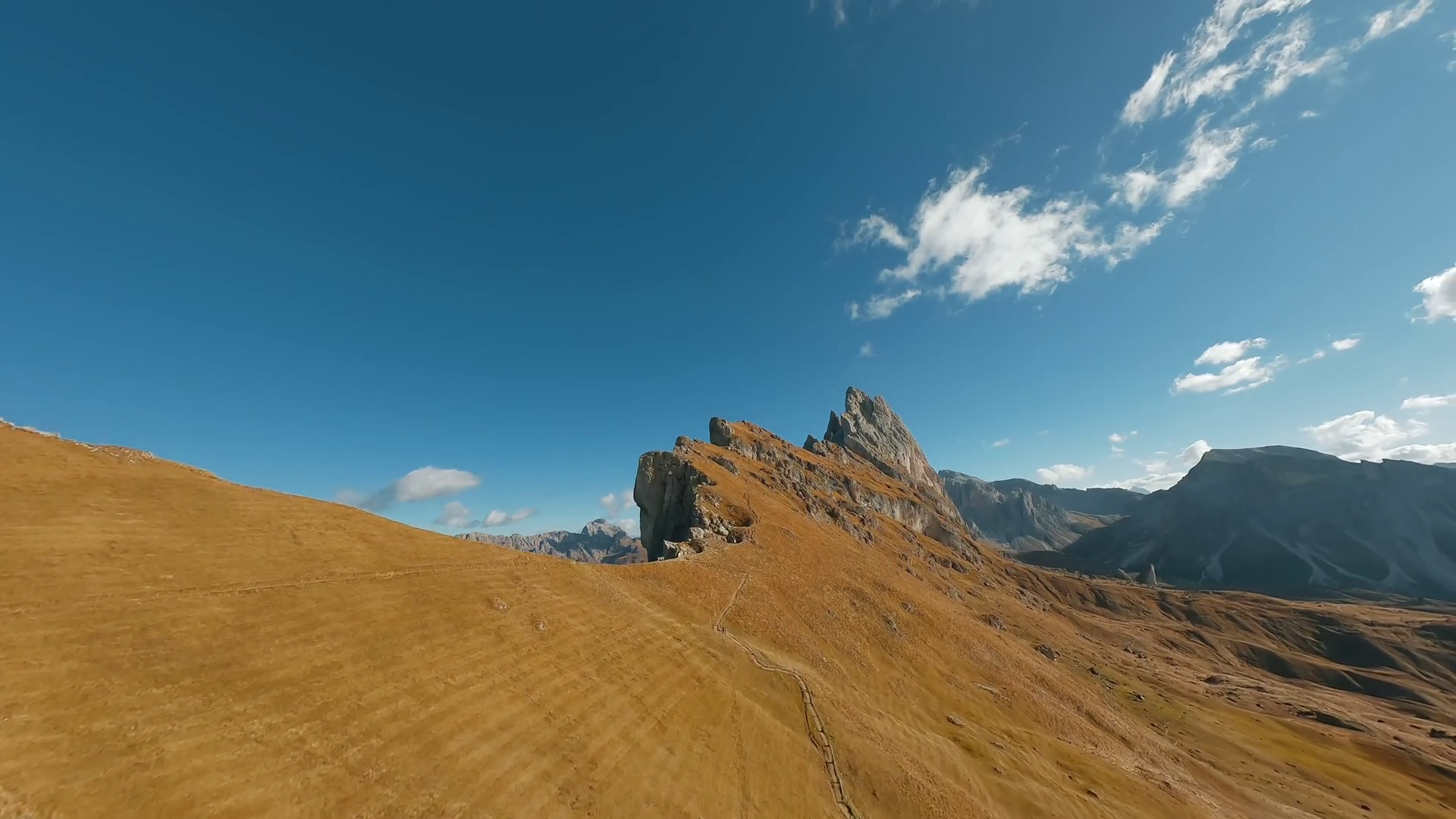 Smooth Flight Along Mountain Range Filmed Stock Footage SBV-351761690 ...