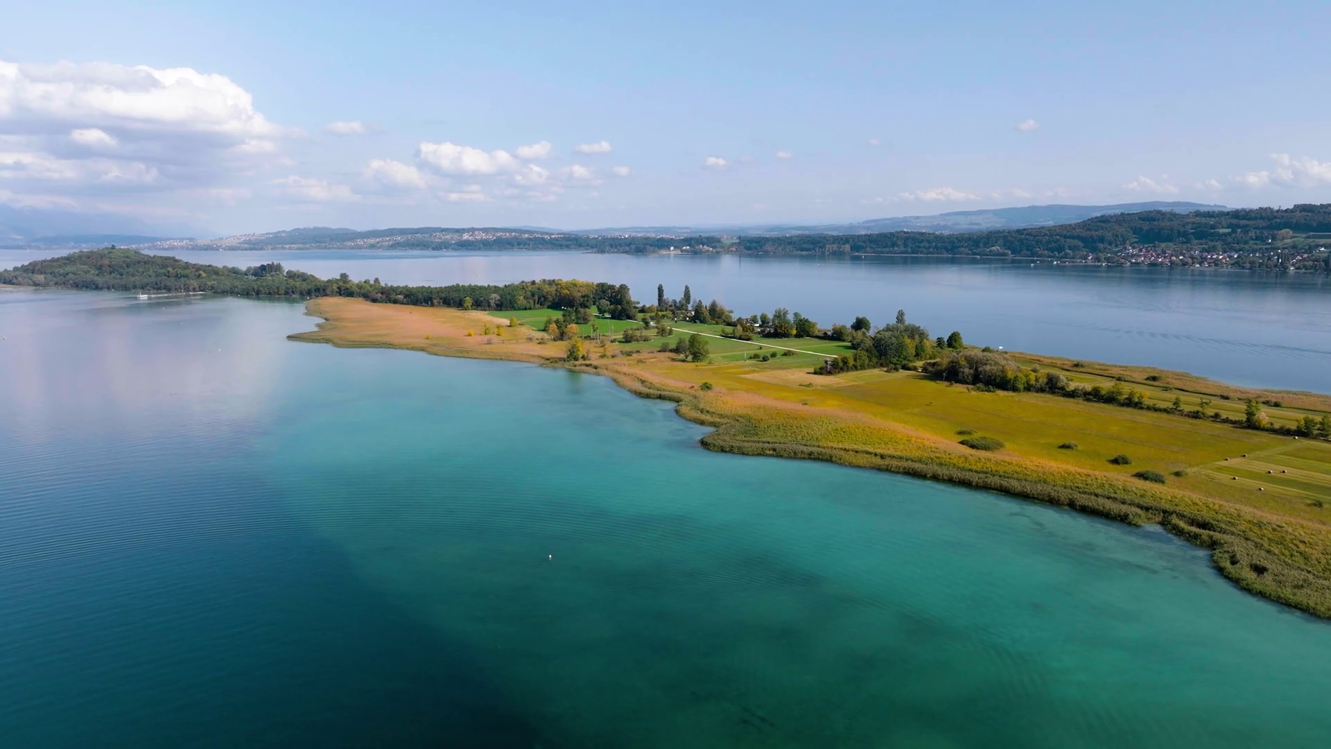Aerial View Of Lake Biel Switzerland Stock Footage SBV-347437088 ...