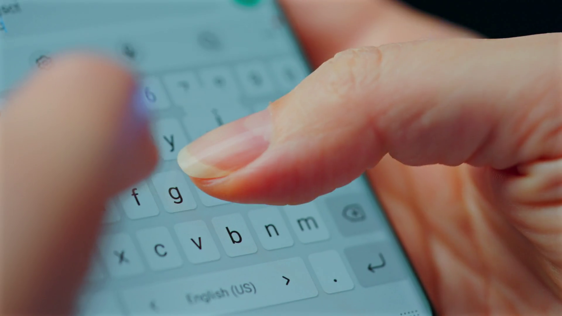 Female Hands Typing Text On Smartphone Stock Footage SBV-348817244 ...