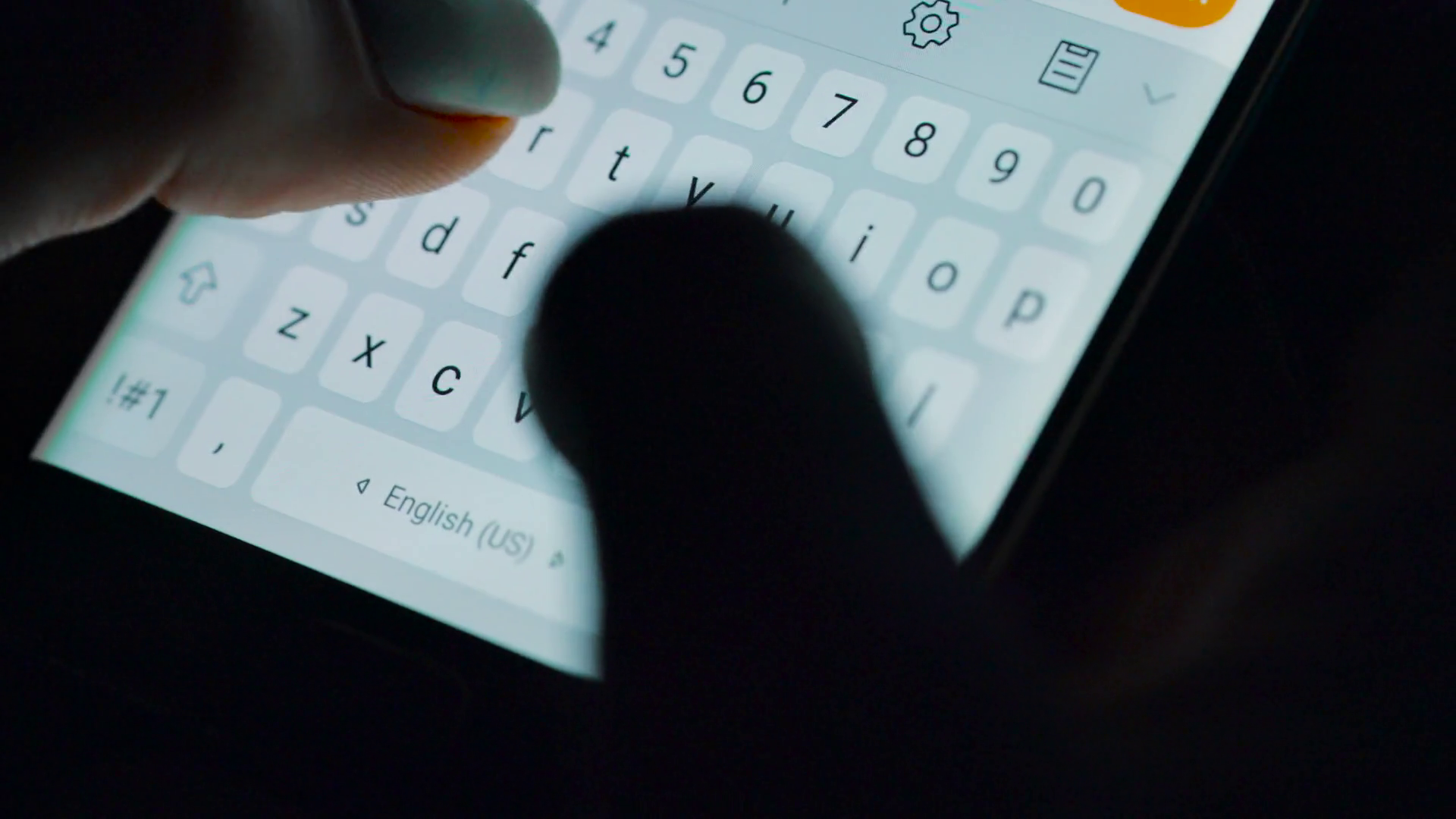 Female Hands Typing Texting With Smartphone Stock Footage SBV-325572916 ...